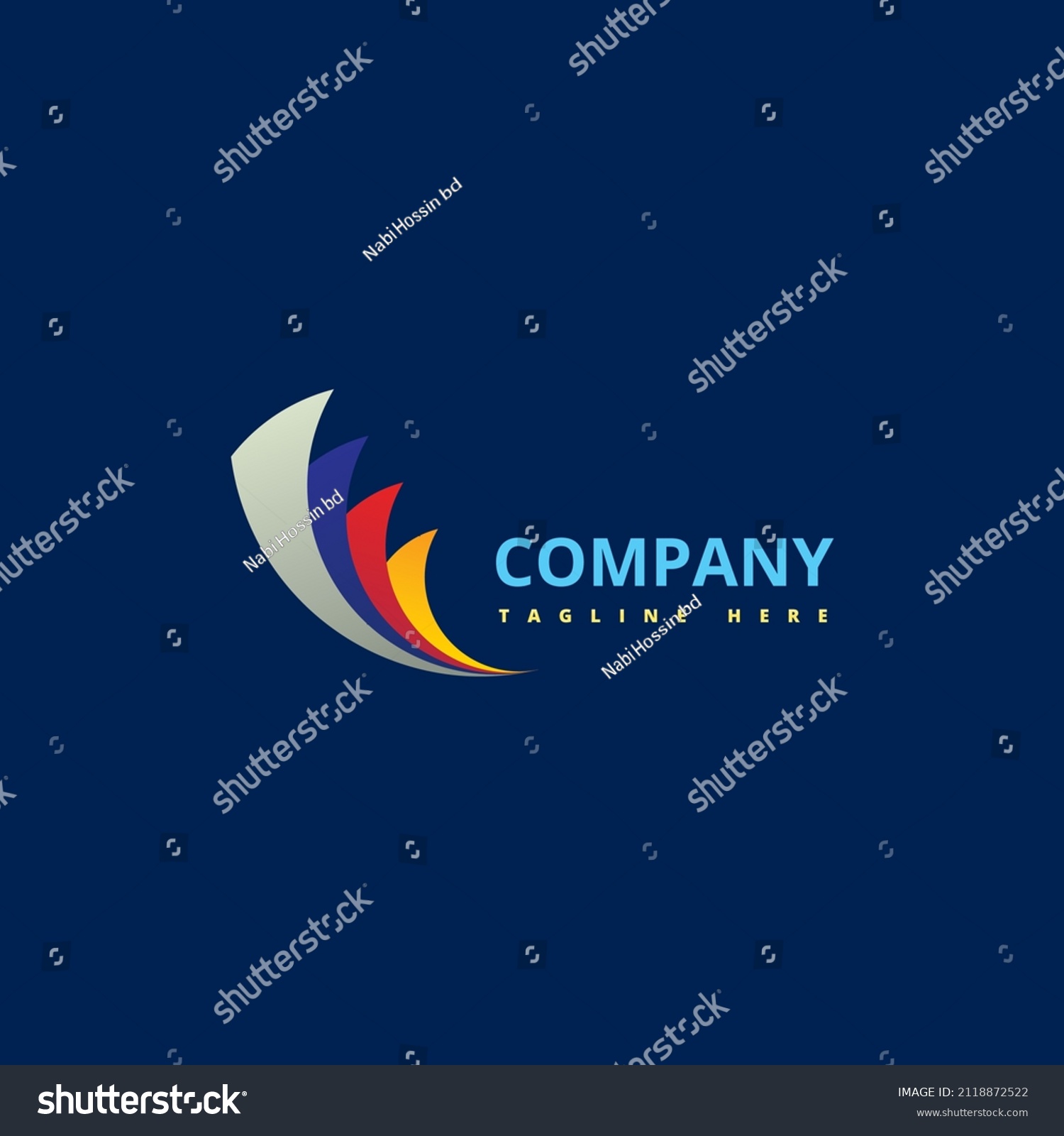 Company Creative Logo Design Template Stock Vector (Royalty Free ...