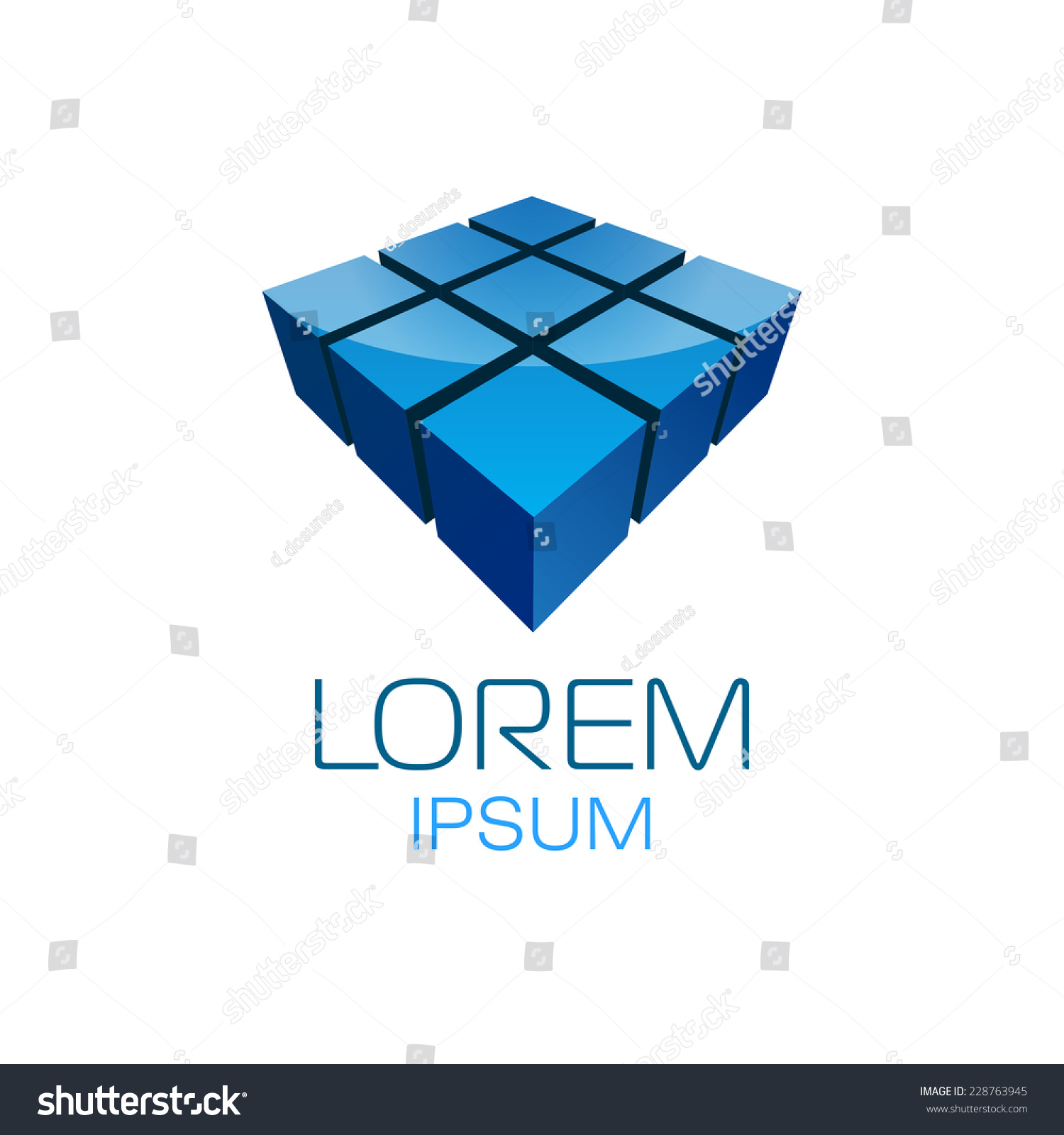 Company Logo Lorem Ipsum Stock Vector (Royalty Free) 228763945 ...