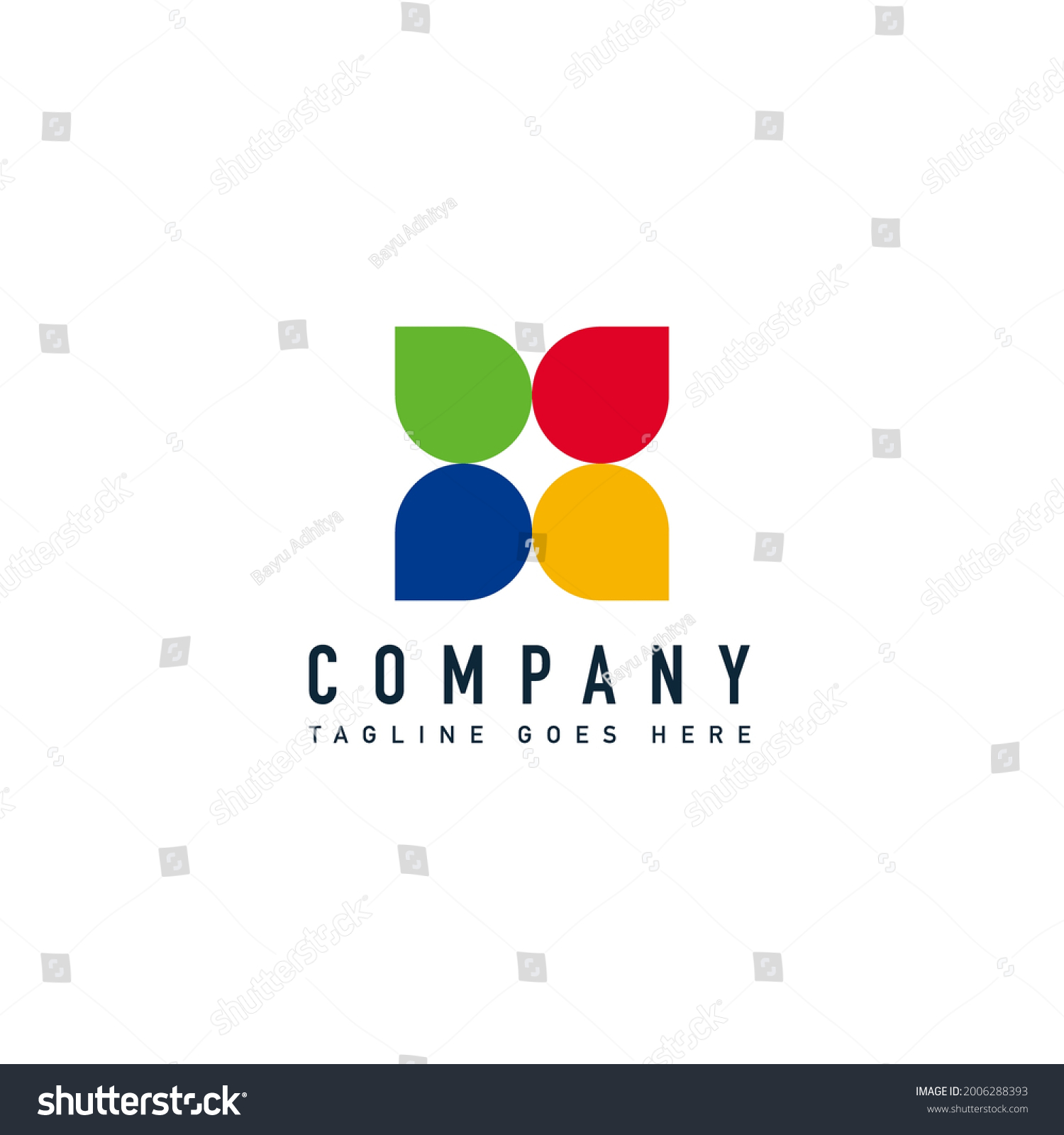 Company Logo Simple Design Vector Stock Vector (Royalty Free ...