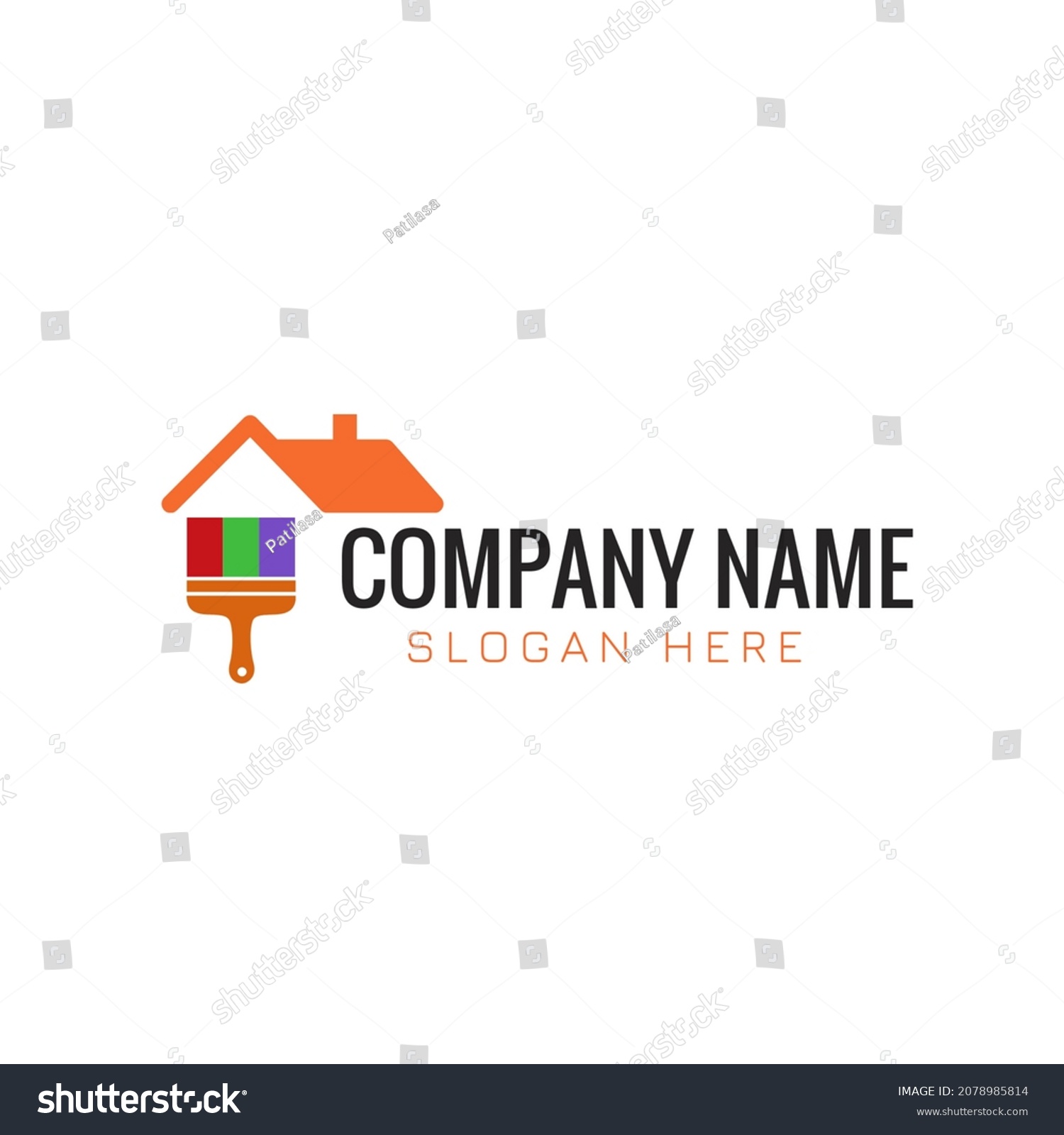Company Name Logo Design Vector Stock Vector (Royalty Free) 2078985814 ...