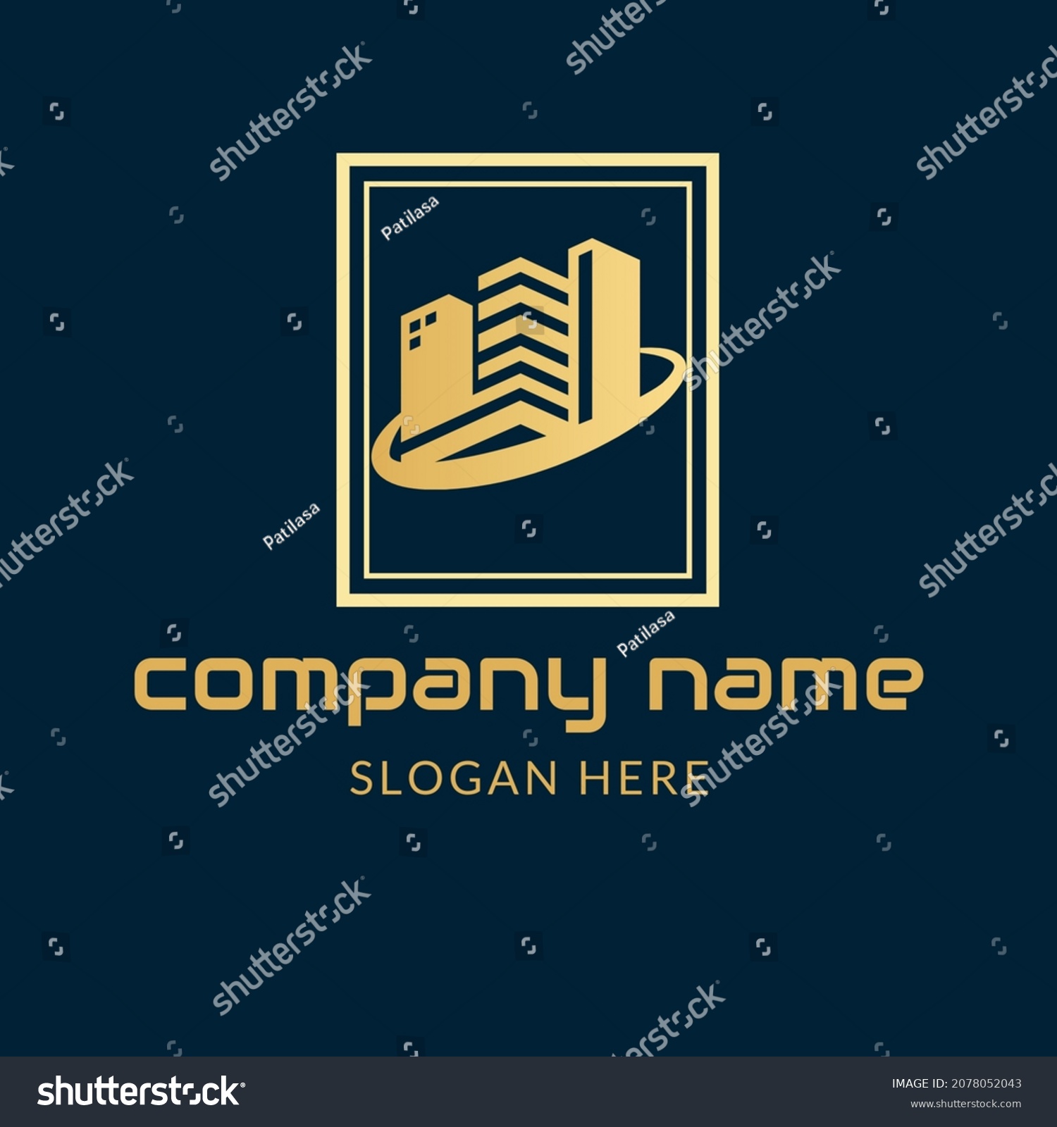 Company Name Logo Vector Design Stock Vector (Royalty Free) 2078052043 ...