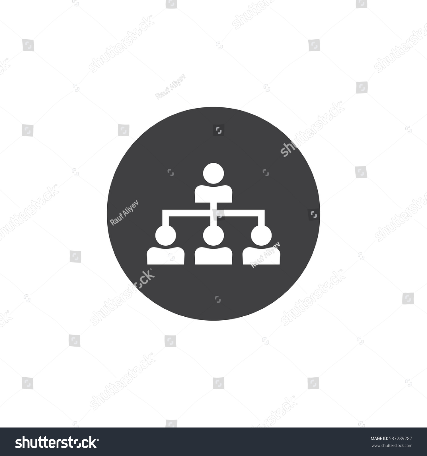 Company Structure Icon Stock Vector (Royalty Free) 587289287 | Shutterstock