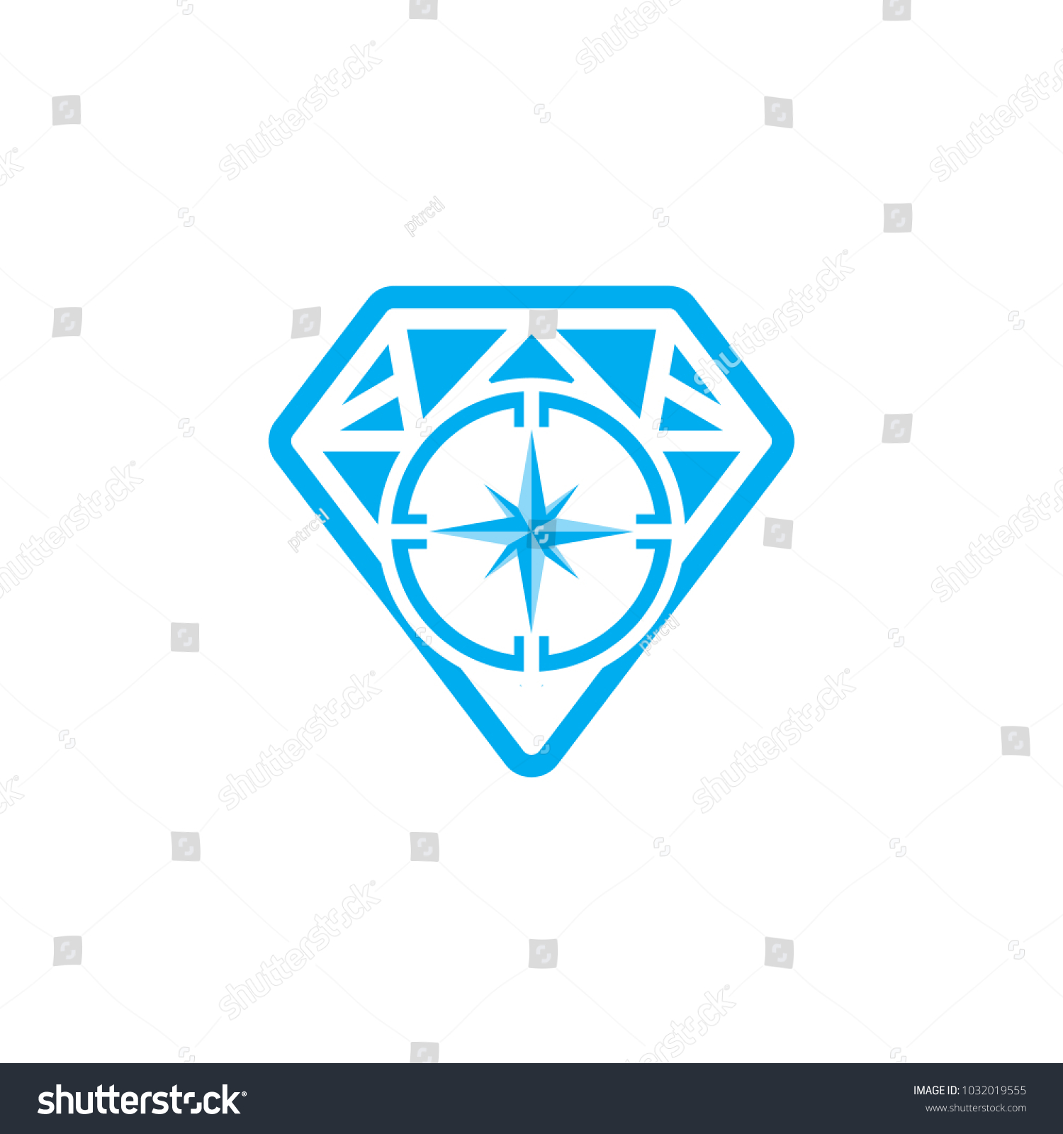 Compass Diamond Logo Icon Design: เวกเตอร์สต็อก (ปลอดค่าลิขสิทธิ์ ...