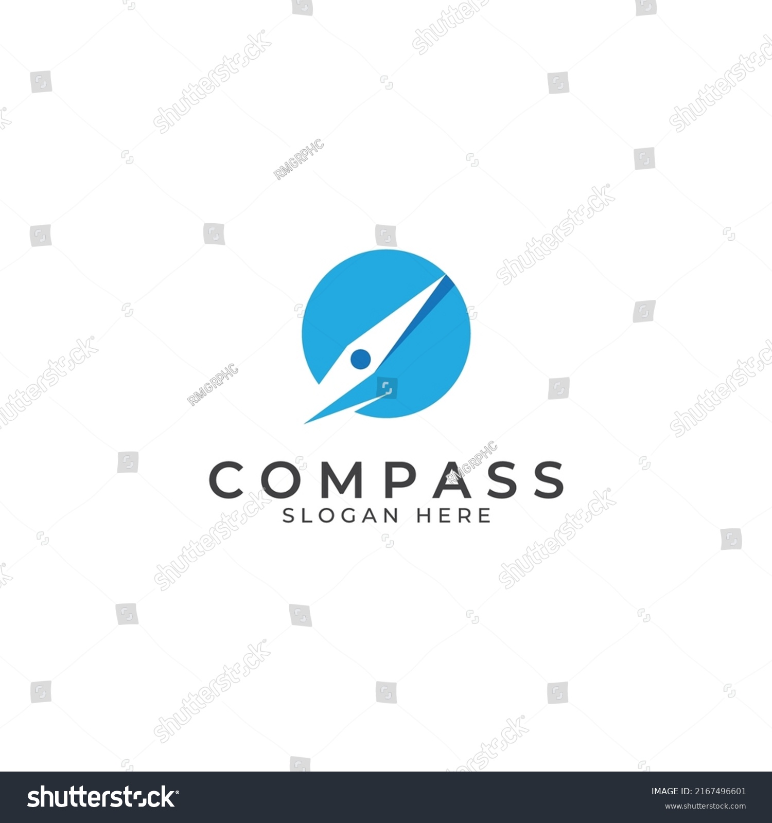 Compass Logo Directional Guide Pandomcompass Logo Stock Vector (Royalty ...