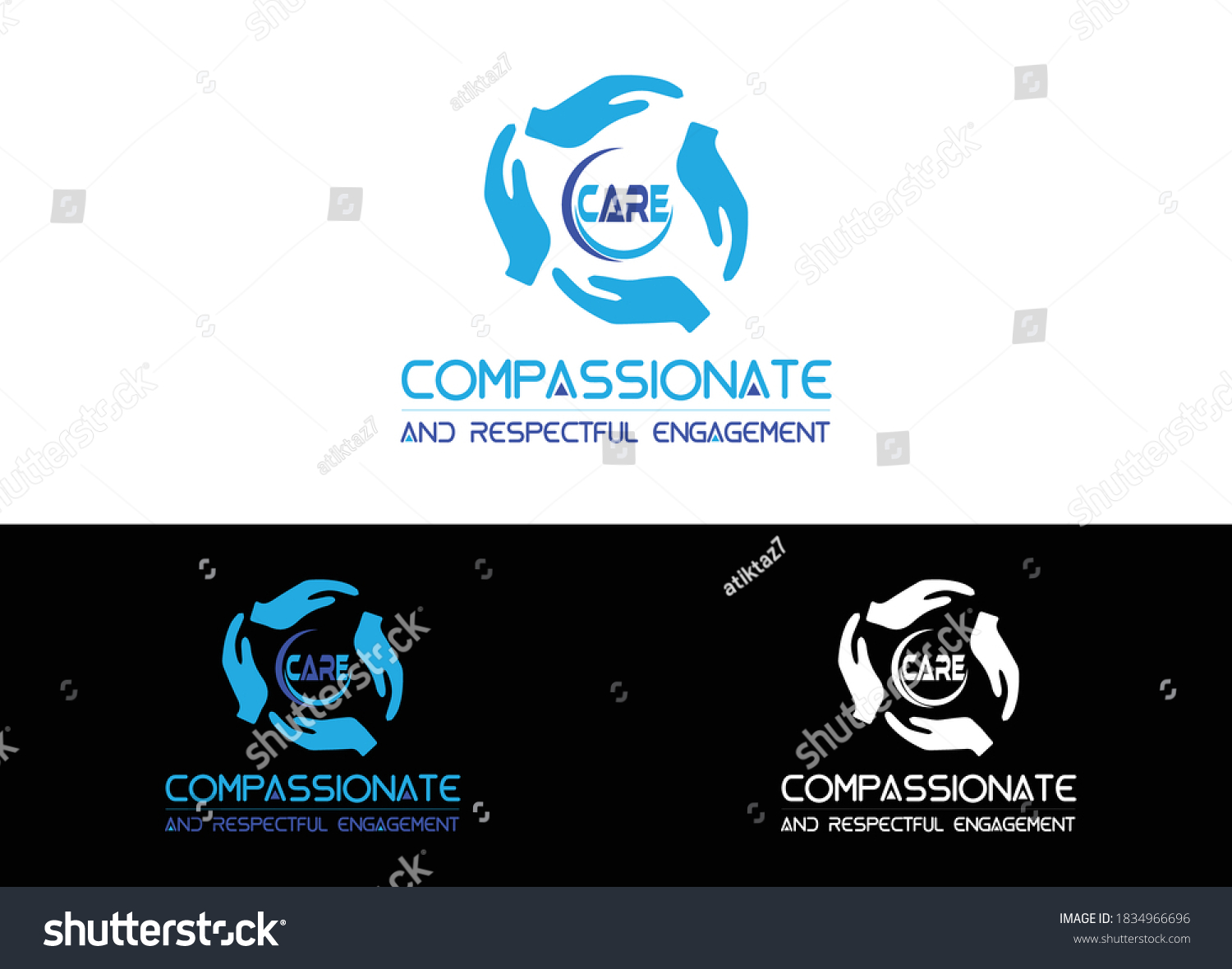 Compassionate Logo Icon Design Vector Image Stock Vector (Royalty Free ...