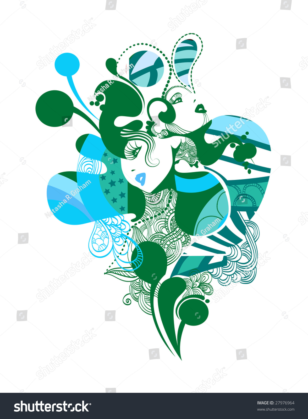 Complex Handdrawn Fashion Design Vector Stock Vector (Royalty Free ...