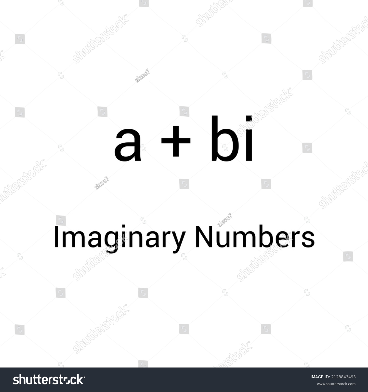 Complex Numbers Real Part Imaginary Part Stock Vector (Royalty Free ...