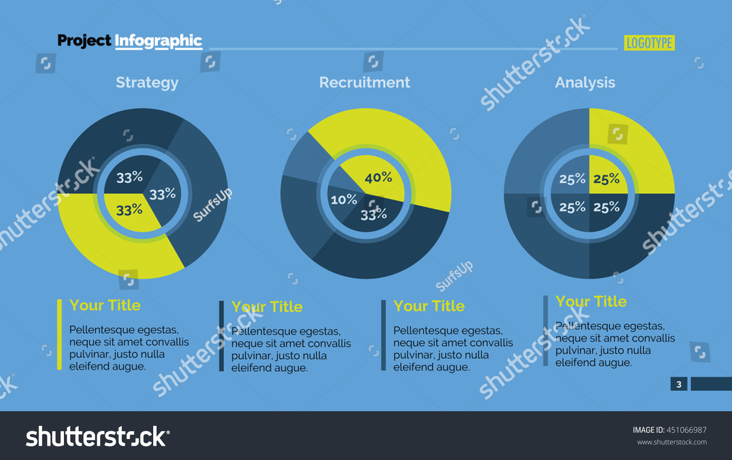 Complex Round Diagram Slide Template Stock Vector (Royalty Free) 451066987