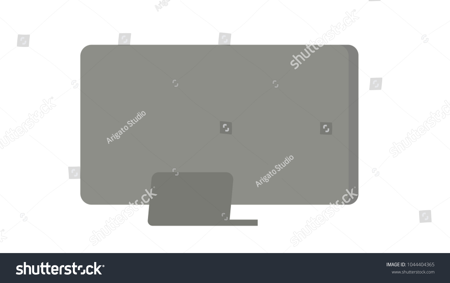 Computer Isolated Vector Illustration Stock Vector (Royalty Free ... Computer Isolated Vector Illustration Stock Vector (Royalty Free ...