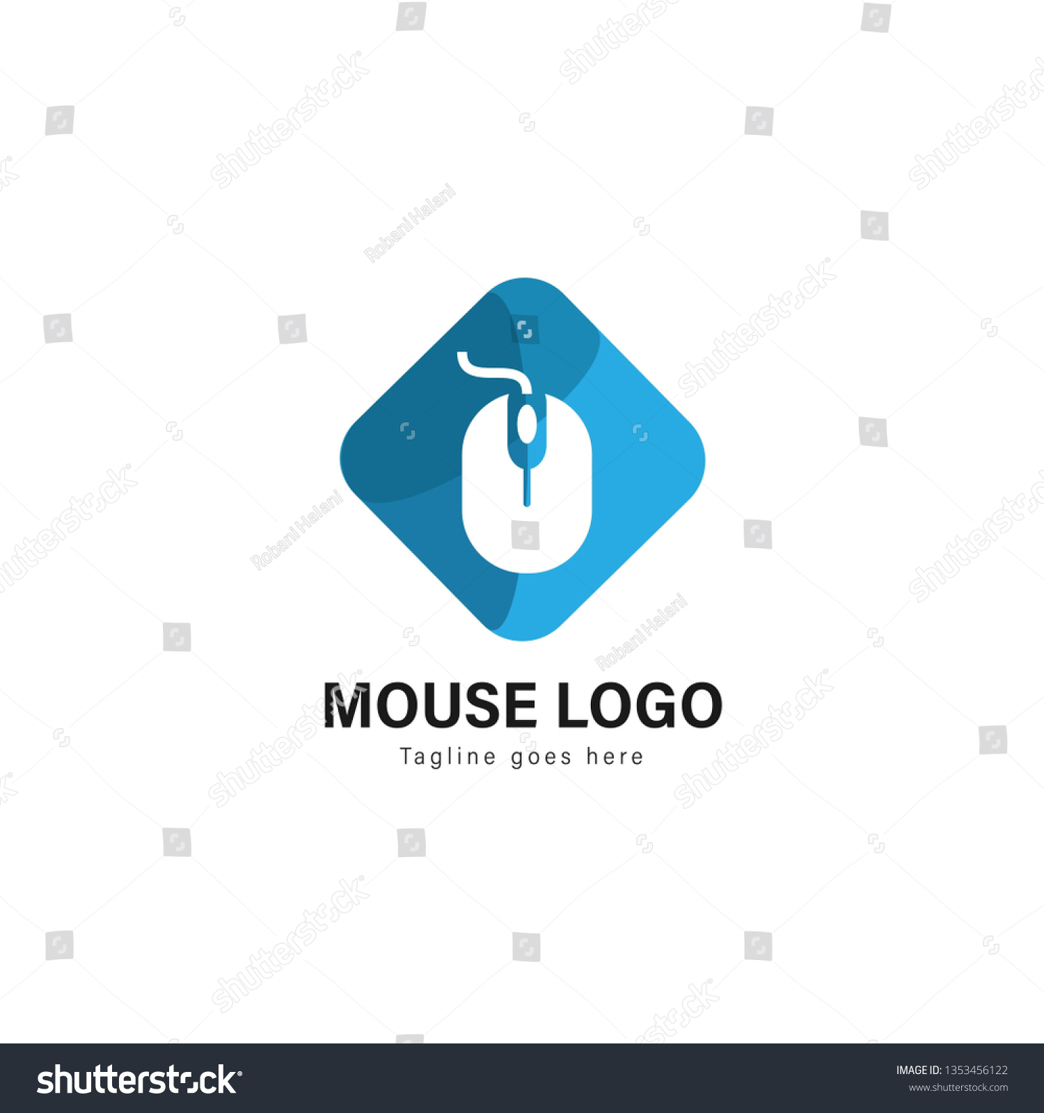 Computer Logo Template Design Computer Logo Stock Vector (Royalty Free ...