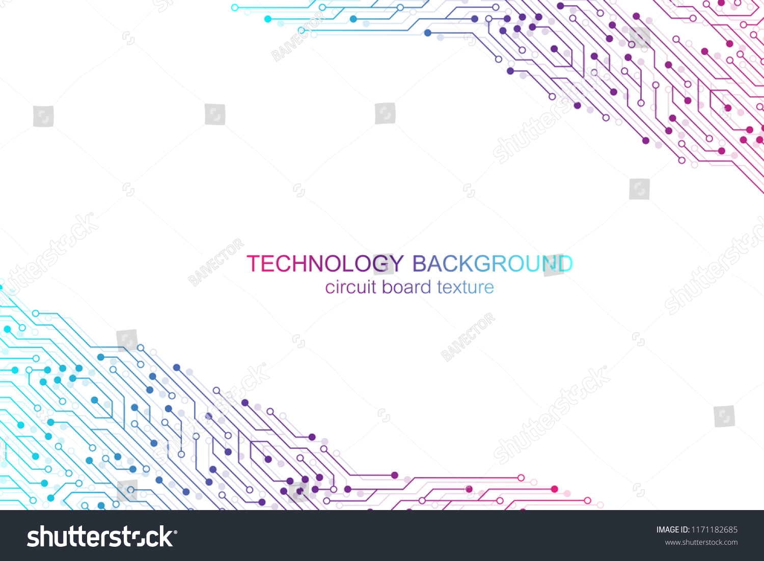 Computer Motherboard Vector Background Circuit Board Stock Vector ...