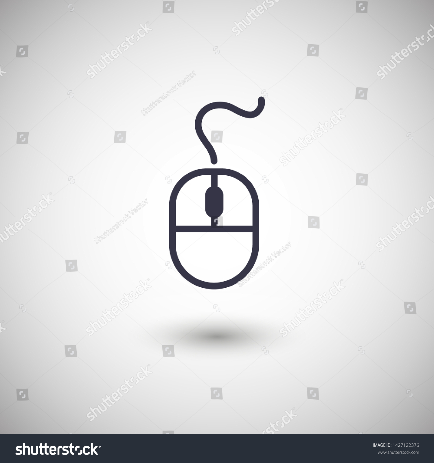 Computer Mouse Icon Symbol Pc Mouse Stock Vector (Royalty Free ...