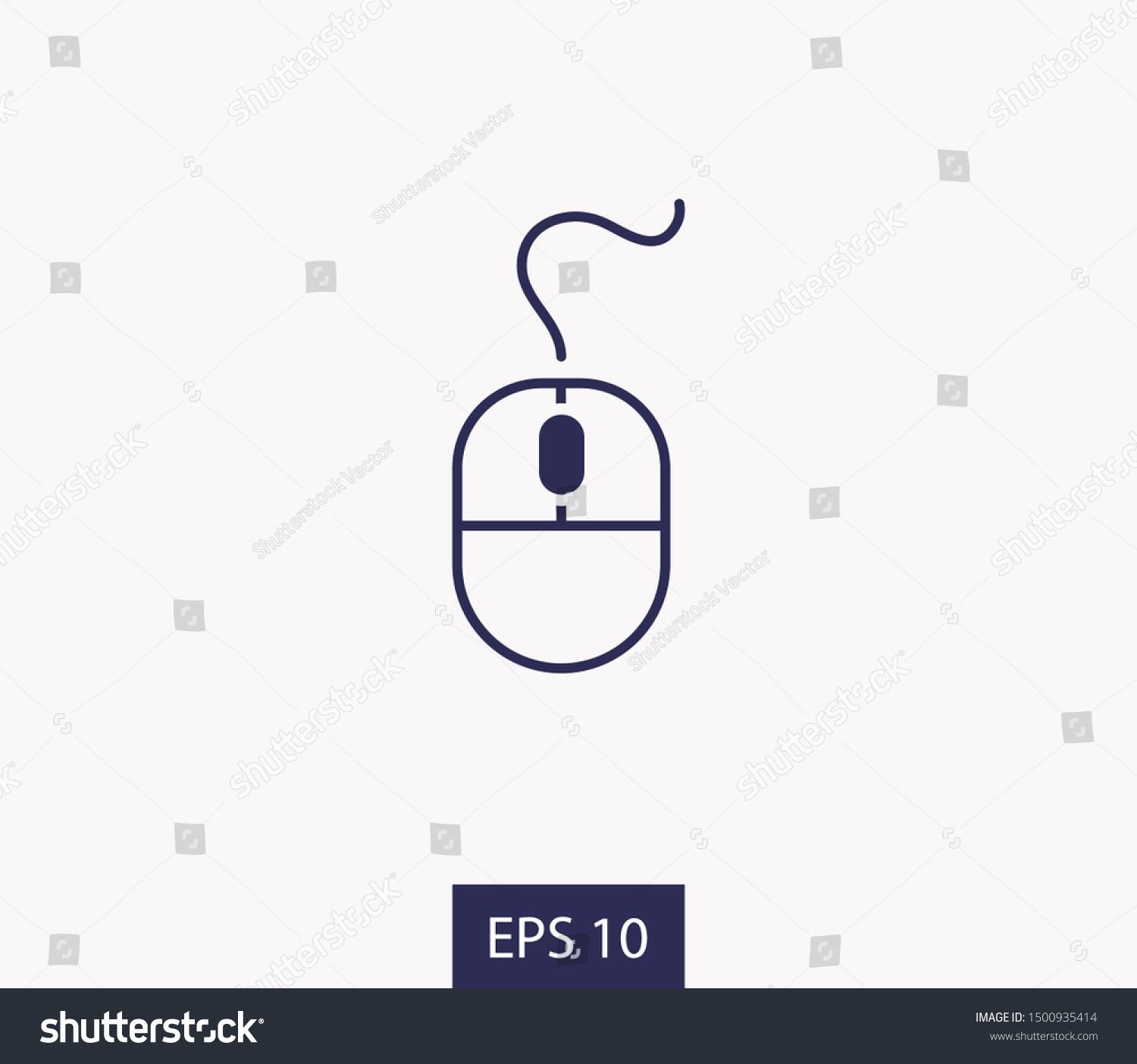 Computer Mouse Icon Symbol Pc Mouse: vector de stock (libre de regalías ...