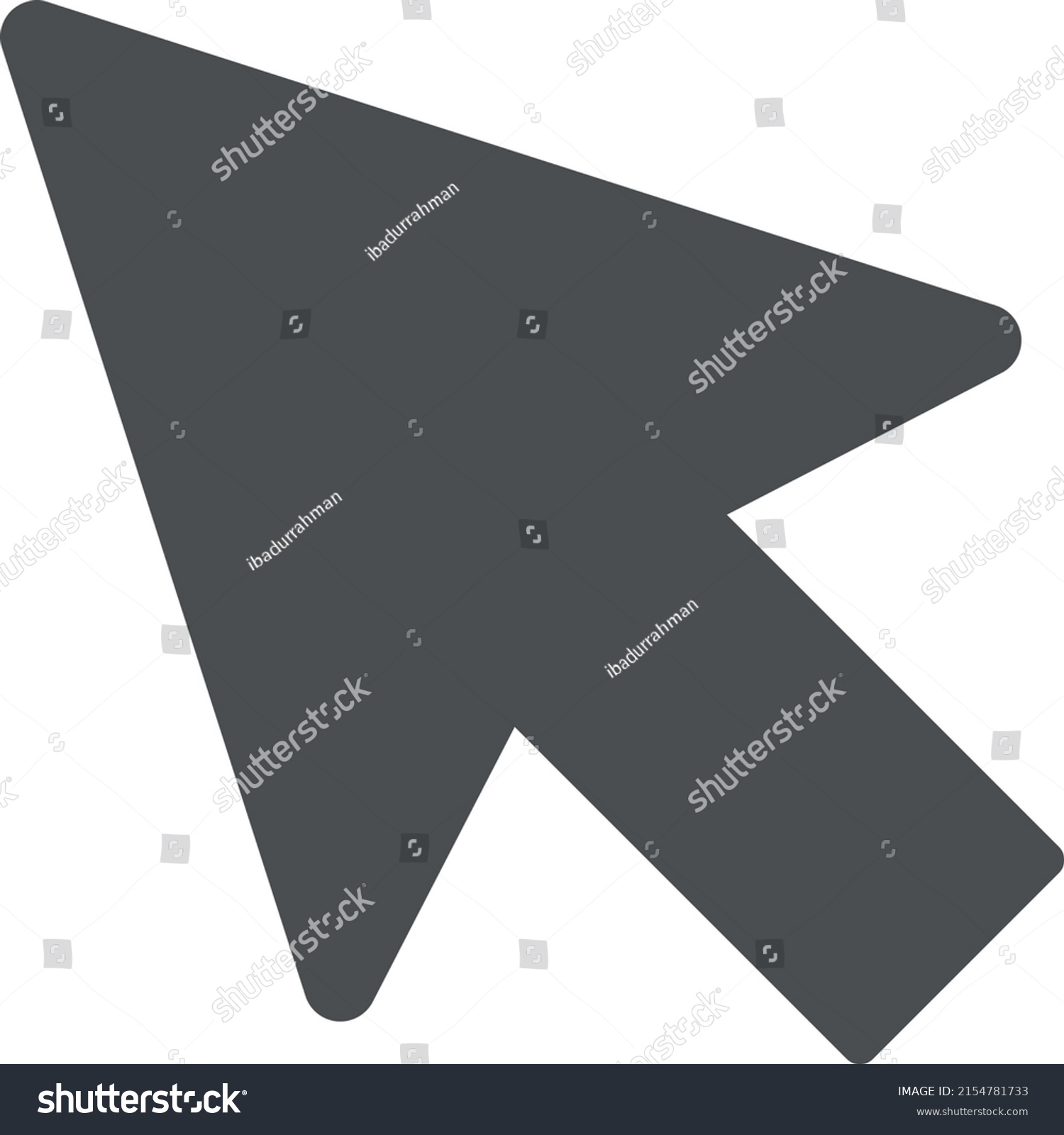 Computer Mouse Pointing Concept Illustration Icon Stock Vector (Royalty ...