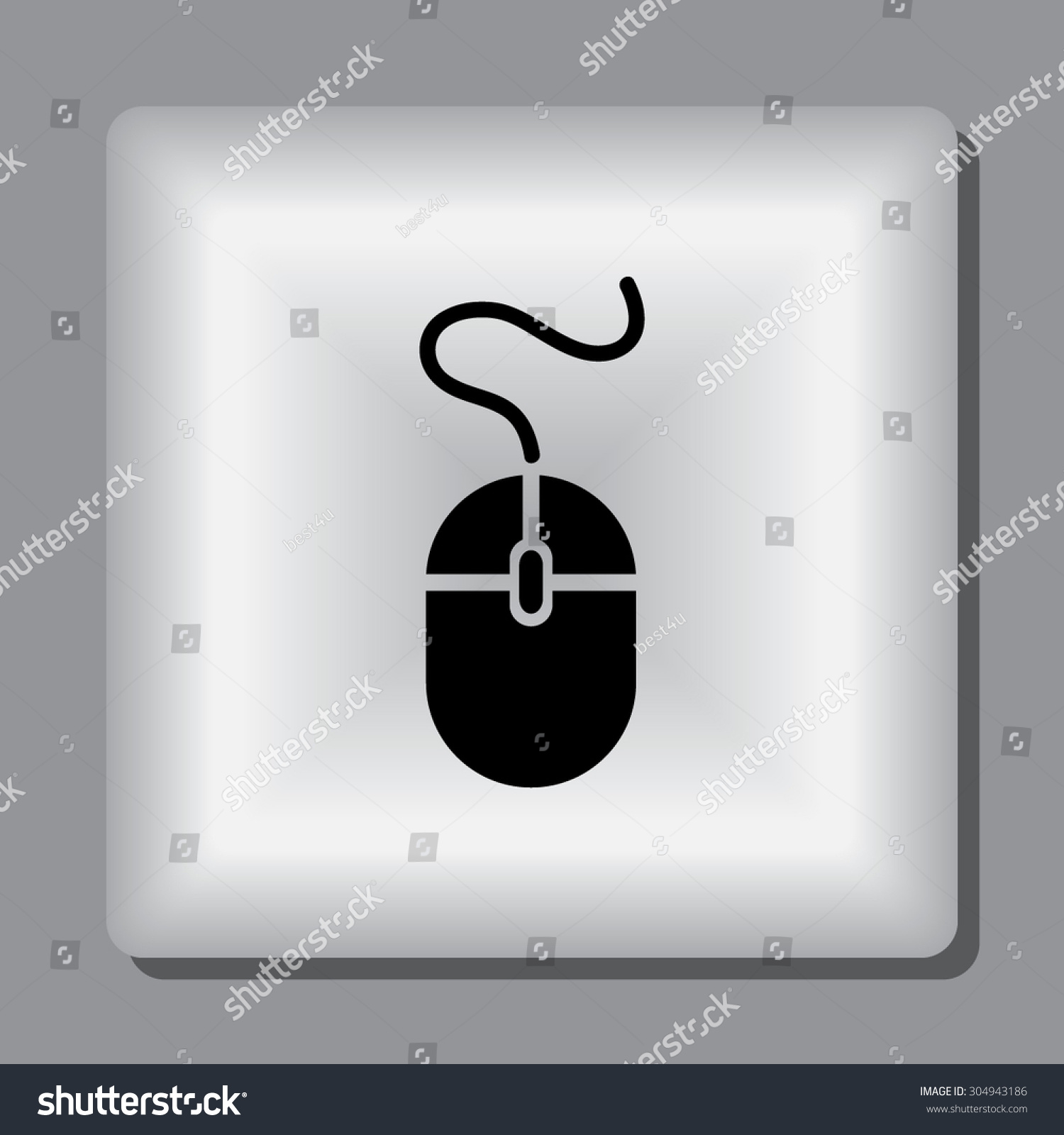 Computer Mouse Sign Icon Vector Illustration Stock Vector (Royalty Free ...