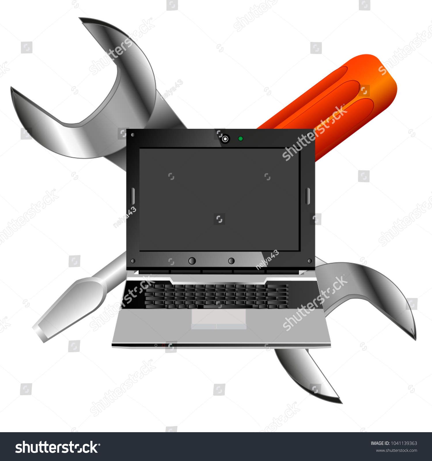 Computer Repair Icon Stock Vector (Royalty Free) 1041139363 | Shutterstock