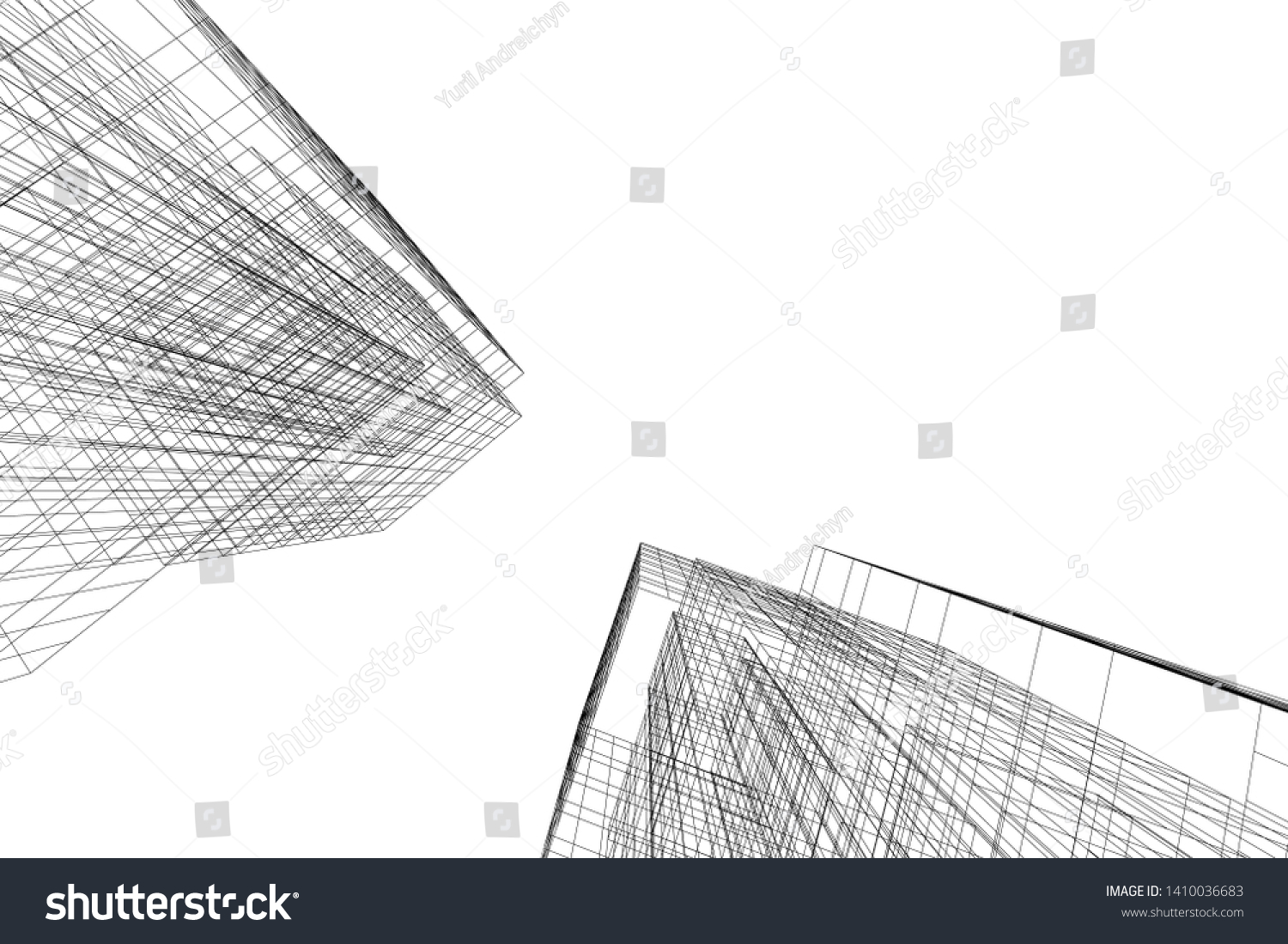 Concept 3d Architecture Vector Illustration 库存矢量图（免版税）1410036683 ...