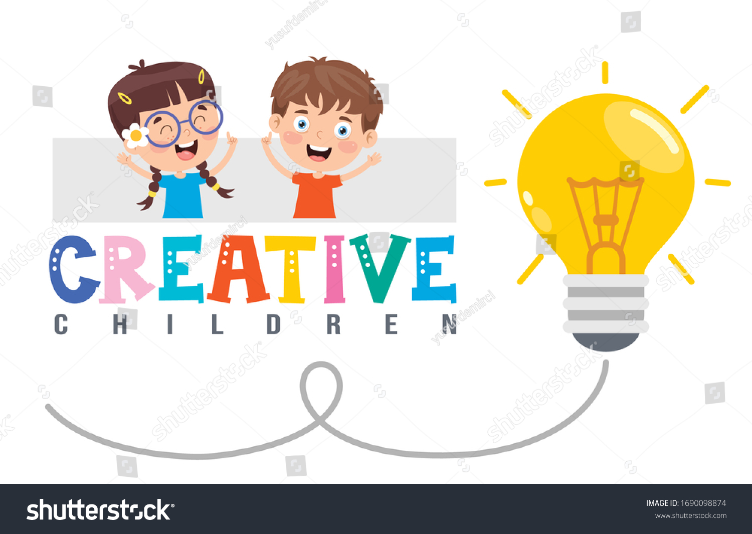 Concept Design Creative Thinking Stock Vector (Royalty Free) 1690098874