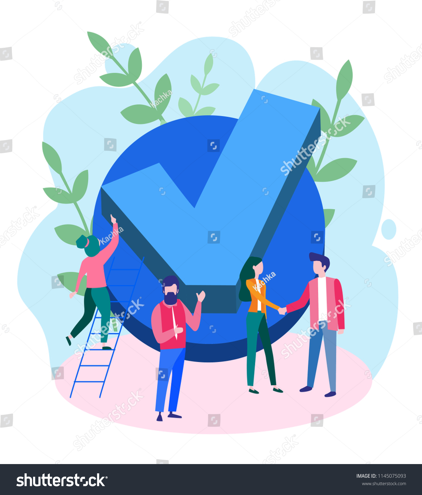 Concept Done Job Checklist Pc Monitor Stock Vector (Royalty Free ... Concept Done Job Checklist Pc Monitor Stock Vector (Royalty Free ...