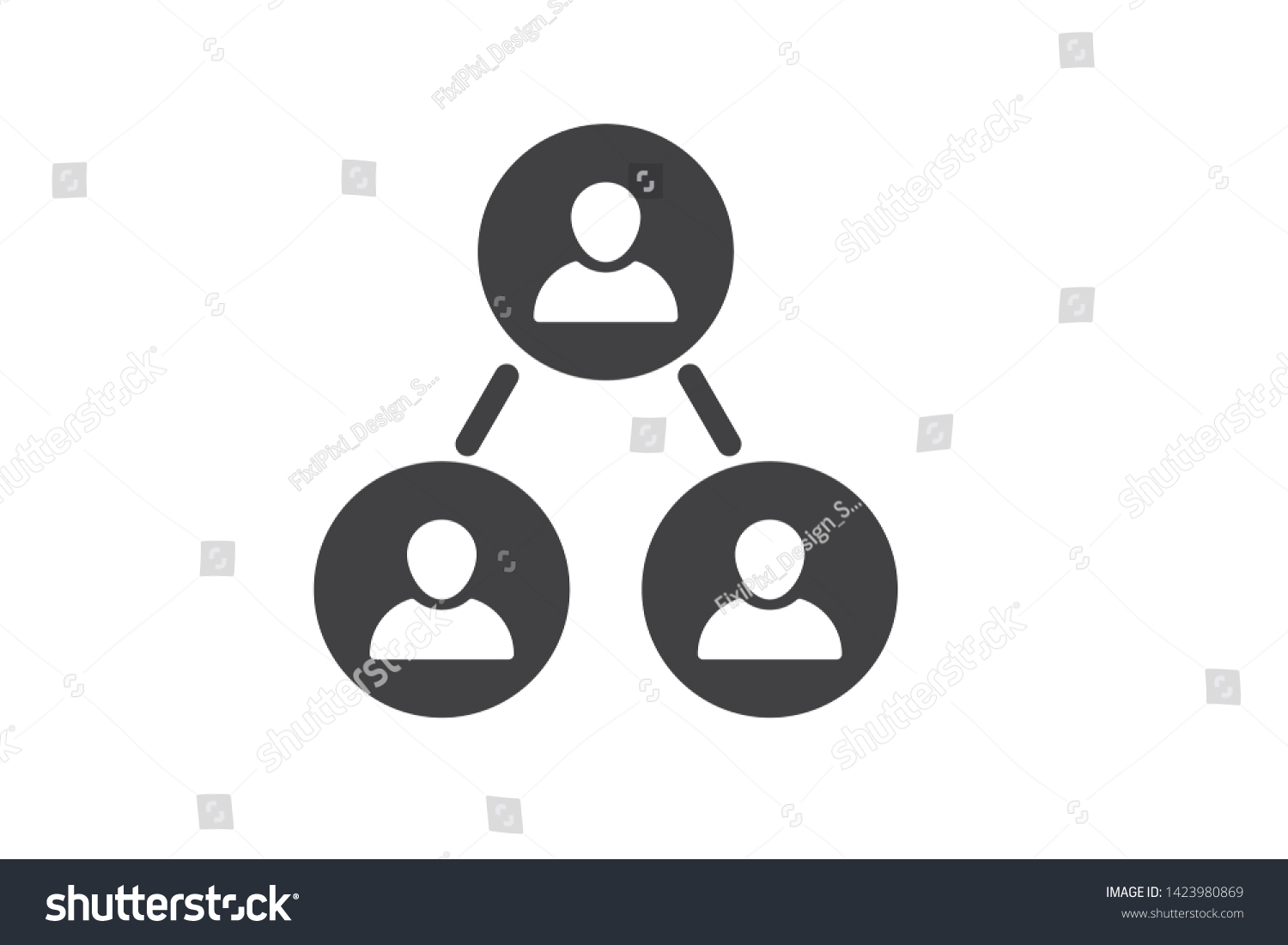 Concept Map Diagram Network Icon Simple: vector de stock (libre de ...