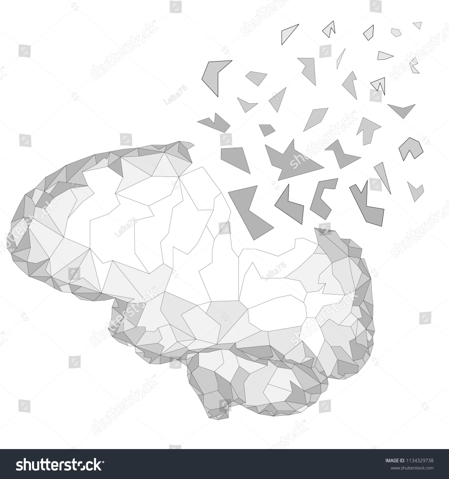 Concept Active Human Brain Binary Code Stock Vector (Royalty Free ... Concept Active Human Brain Binary Code Stock Vector (Royalty Free ...