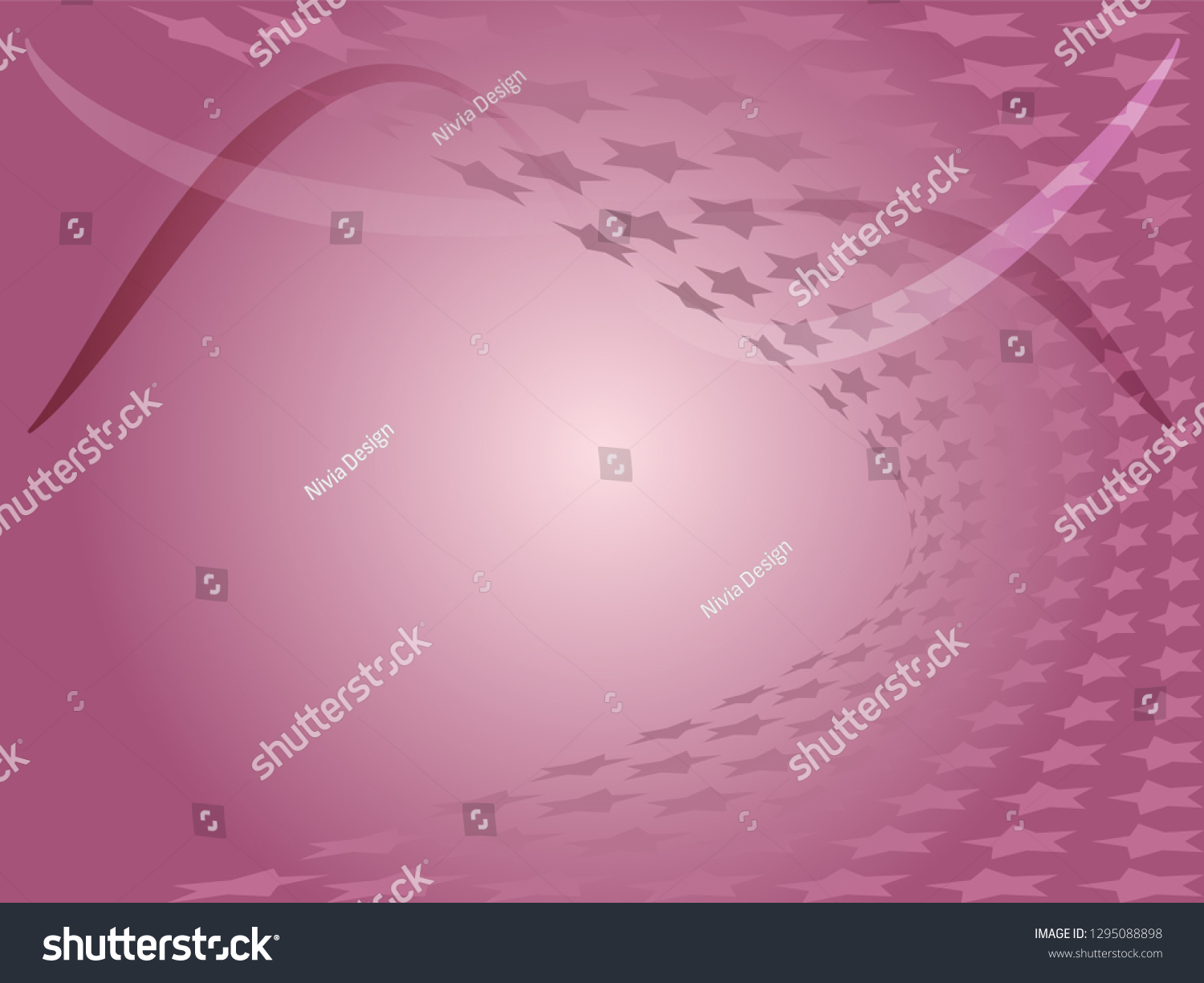 Concept Star Wavy Design Eps 10 Stock Vector (Royalty Free) 1295088898 ...