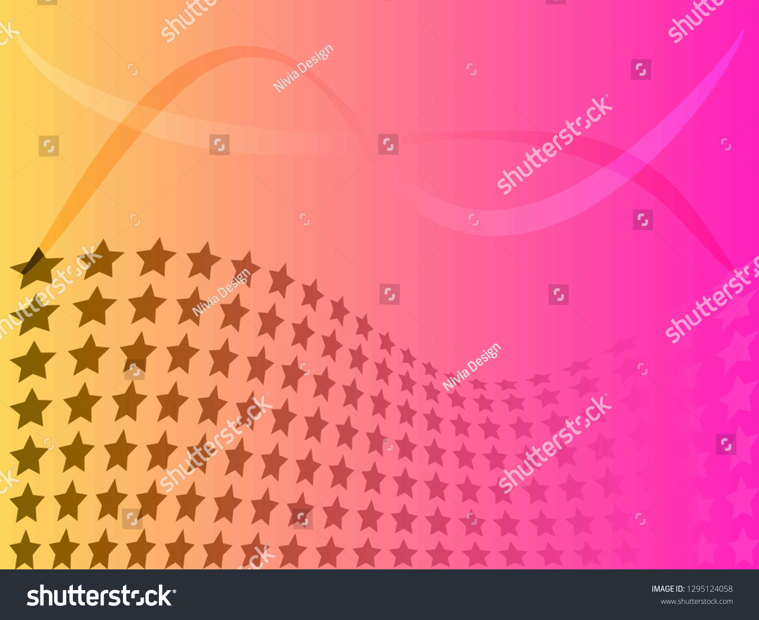 Concept Star Wavy Design Eps 10 Stock Vector (Royalty Free) 1295124058 ...