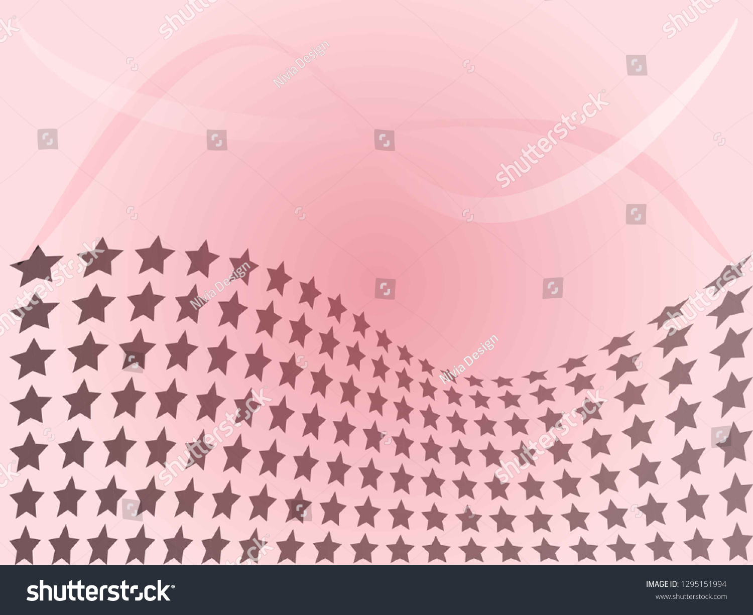 Concept Star Wavy Design Eps 10 Stock Vector (Royalty Free) 1295151994 ...