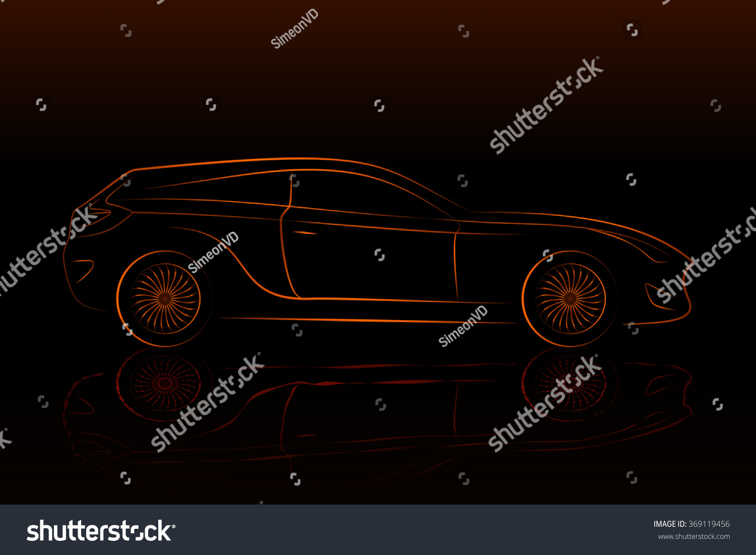 Concept Vehicle Silhouette Vector Car Outlines Stock Vector (Royalty ... Concept Vehicle Silhouette Vector Car Outlines Stock Vector (Royalty ...
