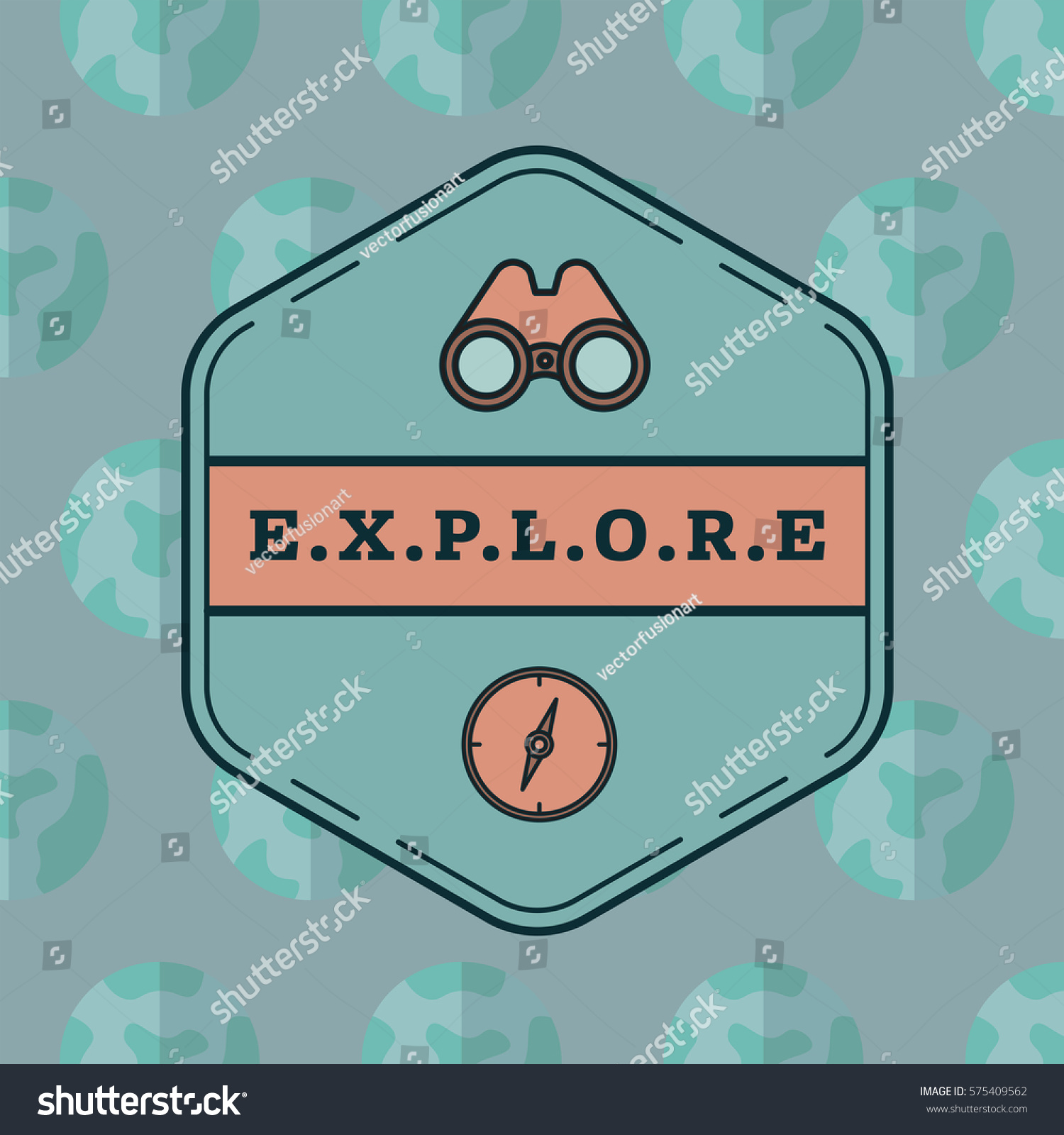 Conceptual Vector Symbol Reading Explore Stock Vector (Royalty Free ...