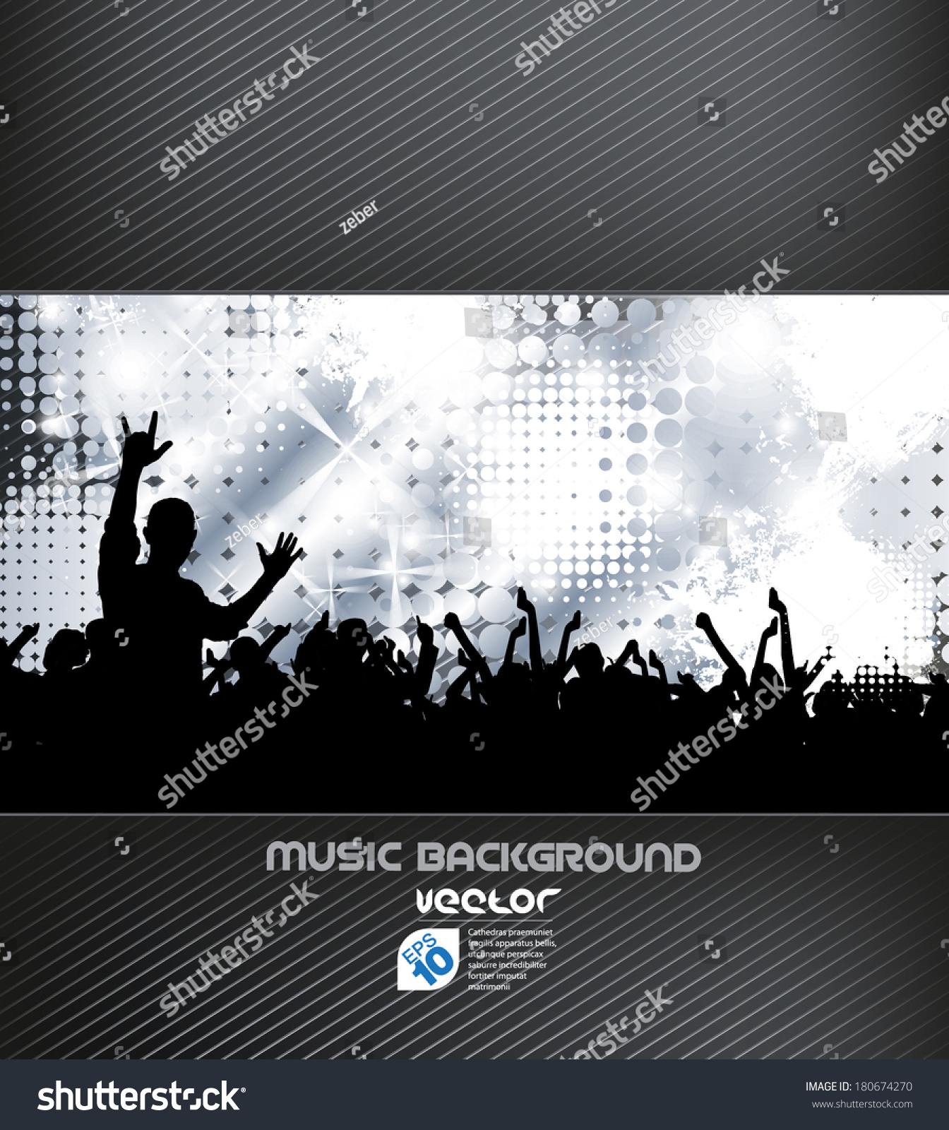 Concert Background Stock Vector 180674270 - Shutterstock