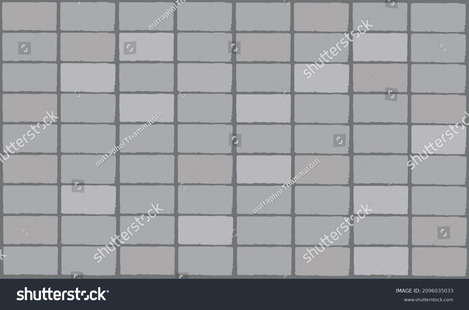 Concrete Block Wall Background Textured Pattern Stock Vector (Royalty ...