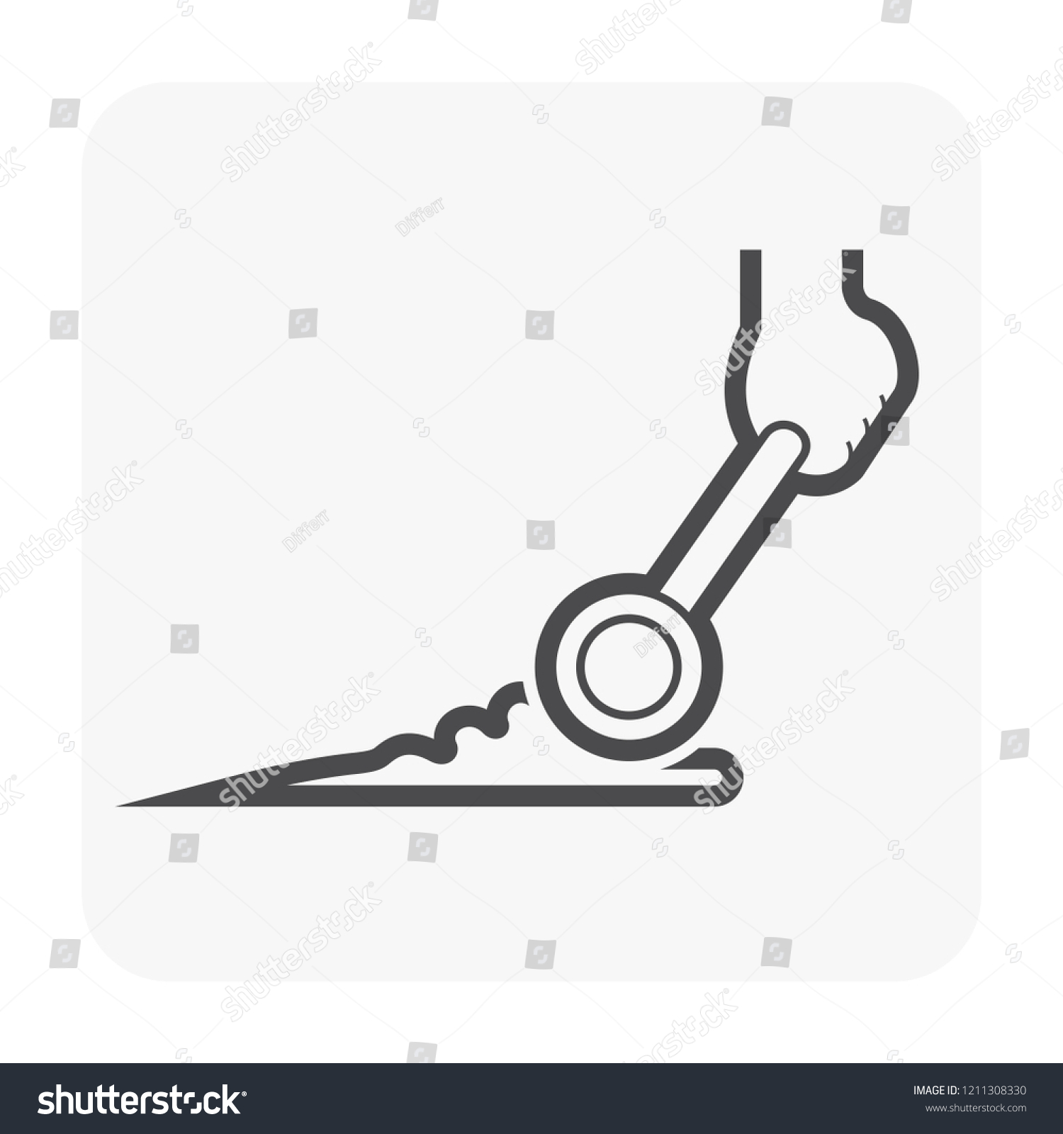 Concrete Slab Casting Icon Set Stock Vector (Royalty Free) 1211308330 ...