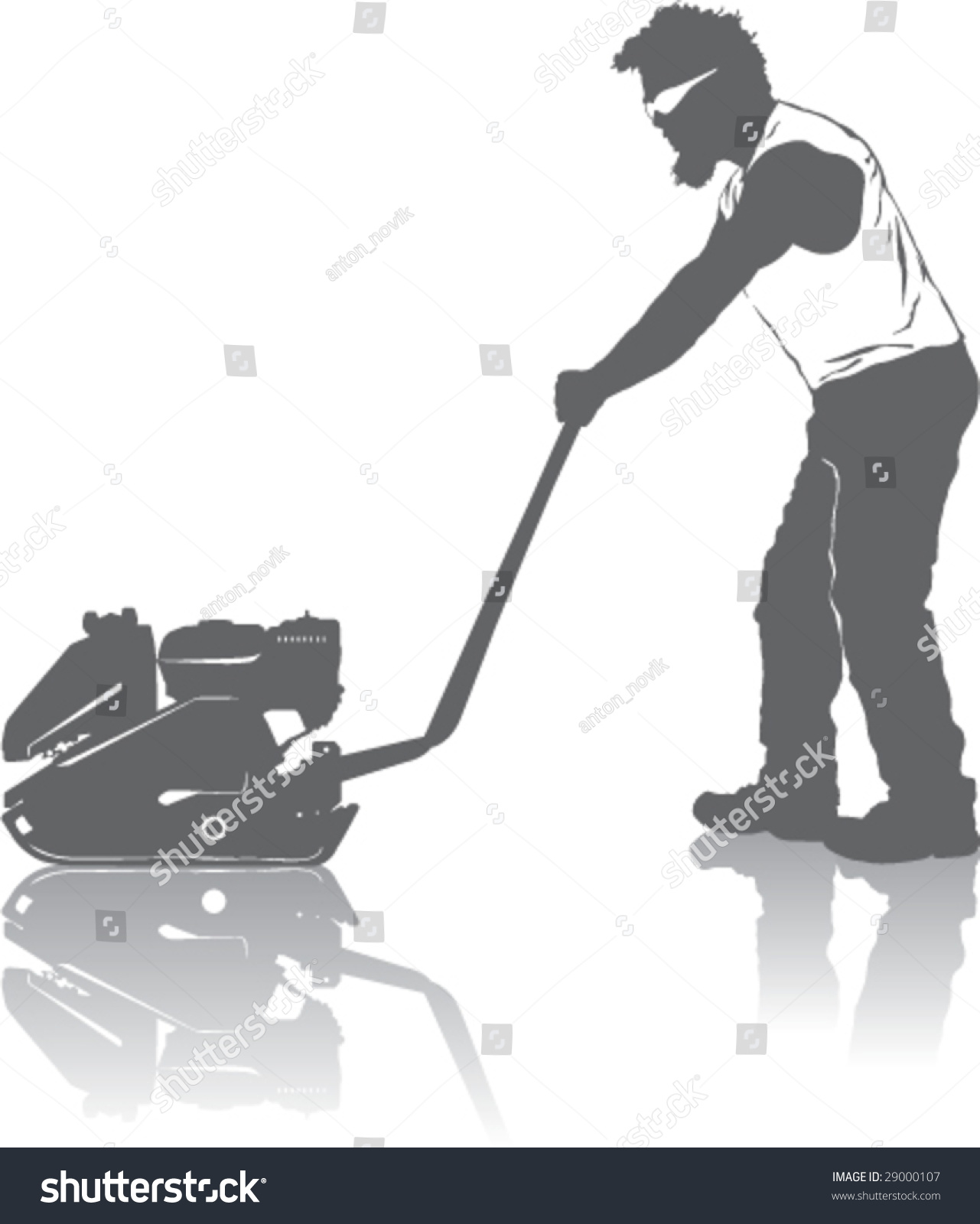 Concrete Worker Drawing