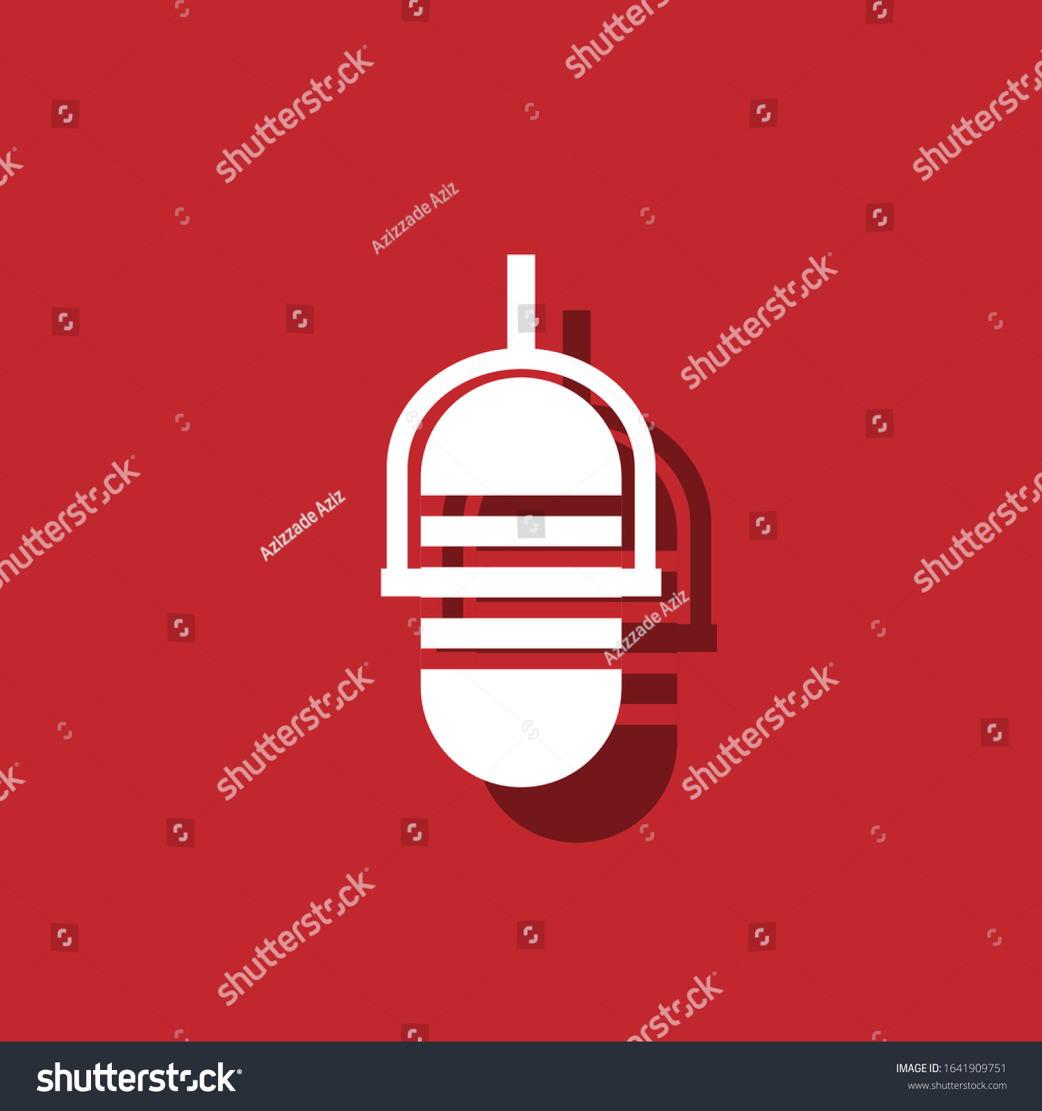 Condenser Microphone Vector Icon Music Vector Stock Vector (Royalty ...