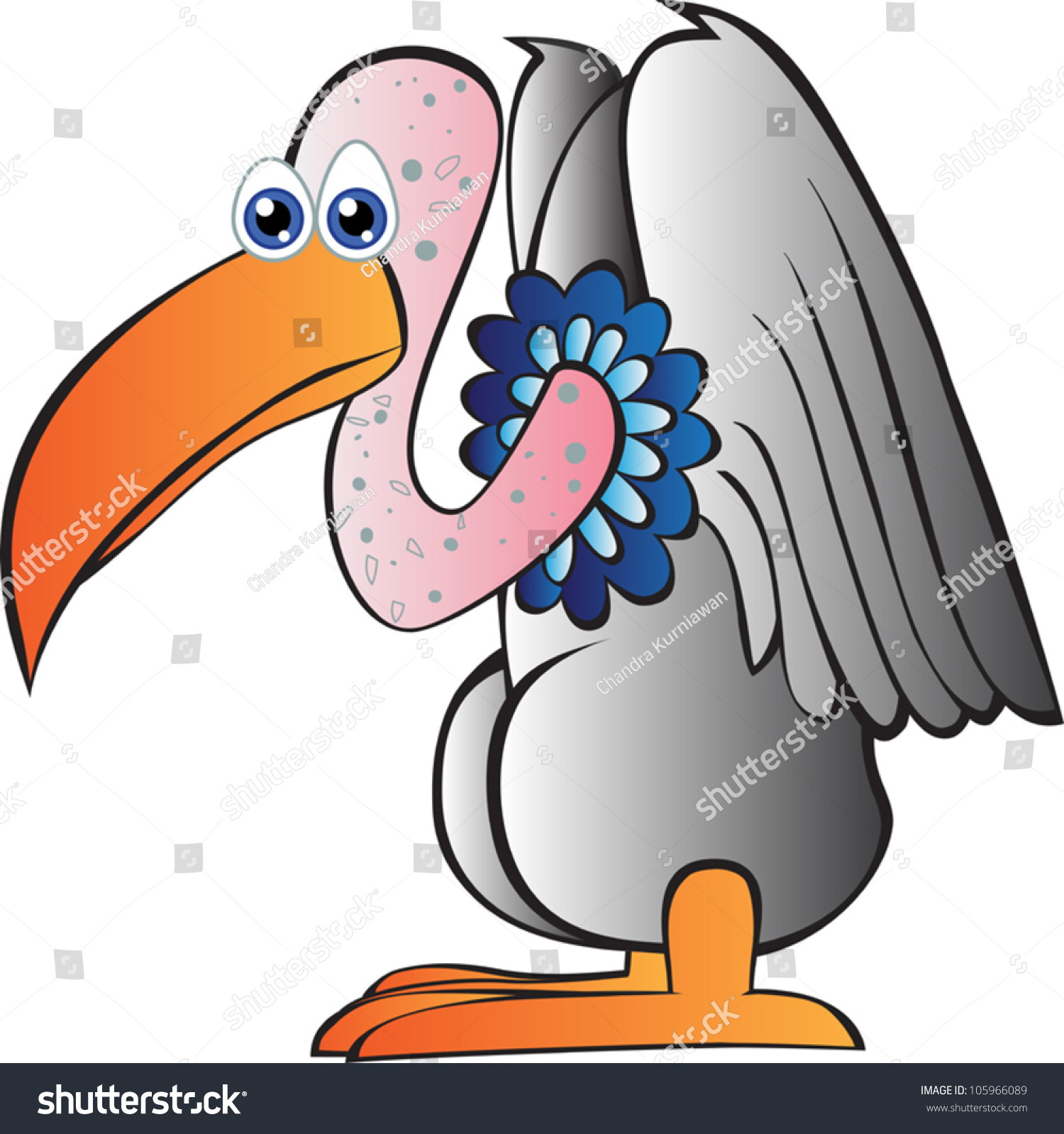 Condor Animal Vector Cartoon Stock Vector (Royalty Free) 105966089