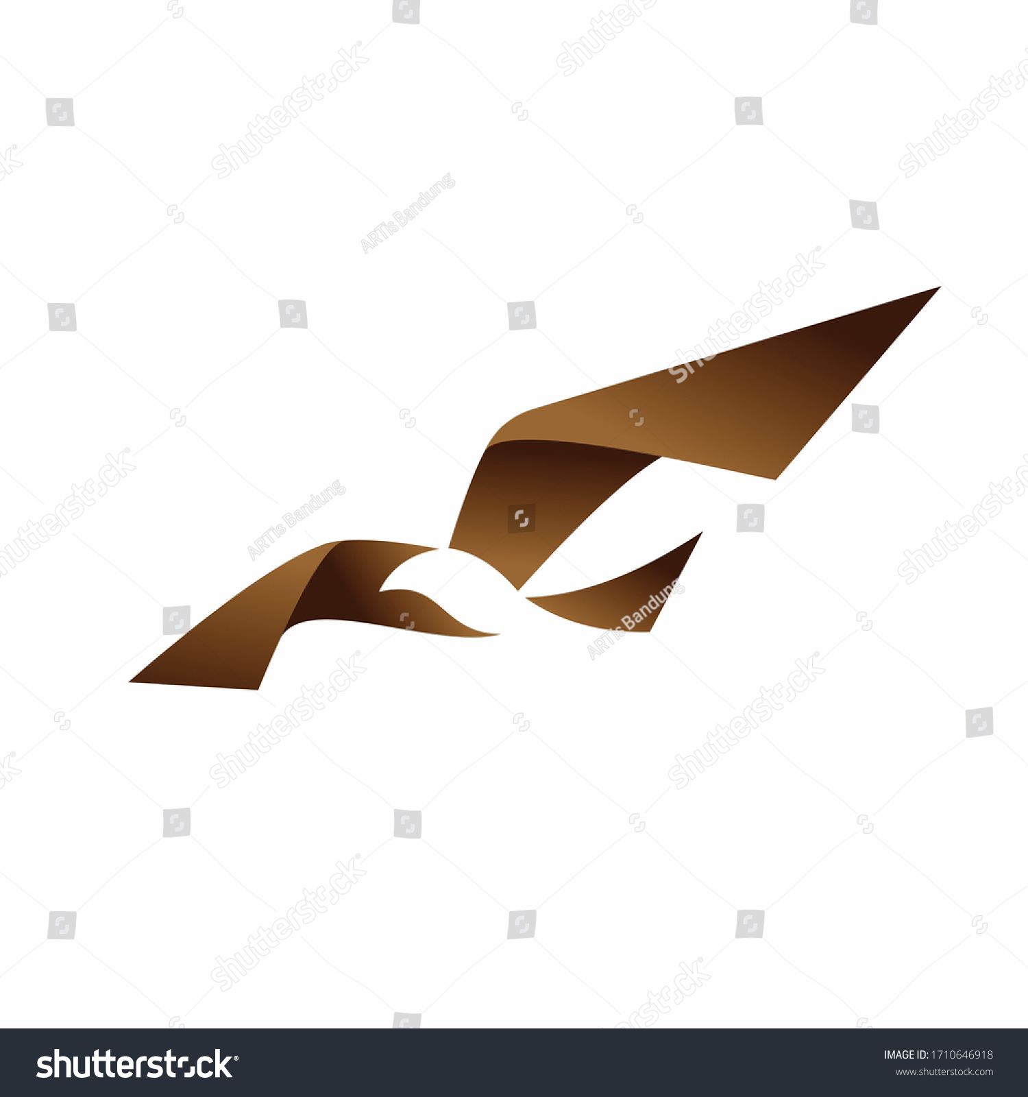 Condor Vector Logo Bird Logo Design Stock Vector (Royalty Free) 1710646918
