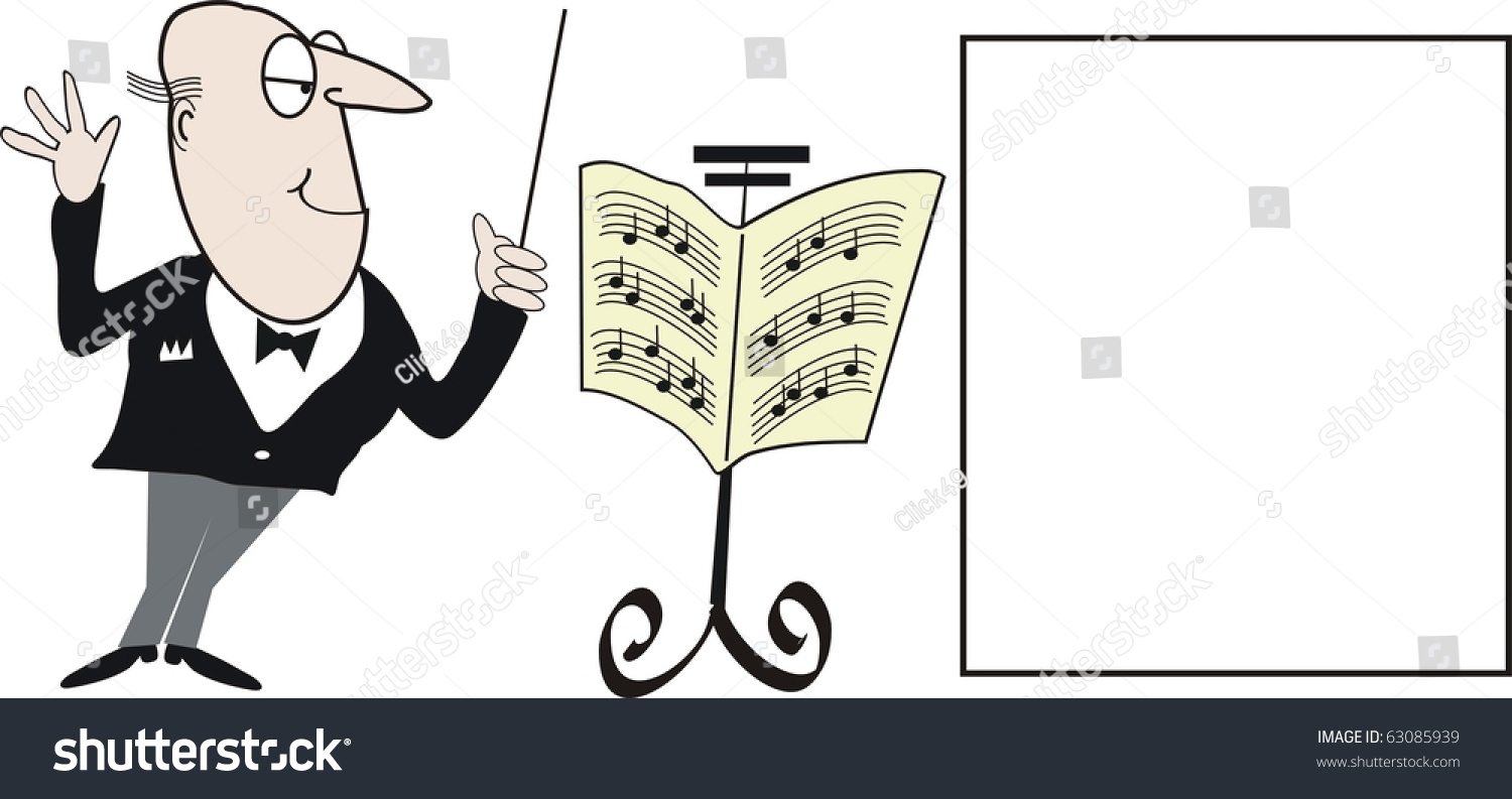 Conductor Cartoon Stock Vector 63085939 : Shutterstock