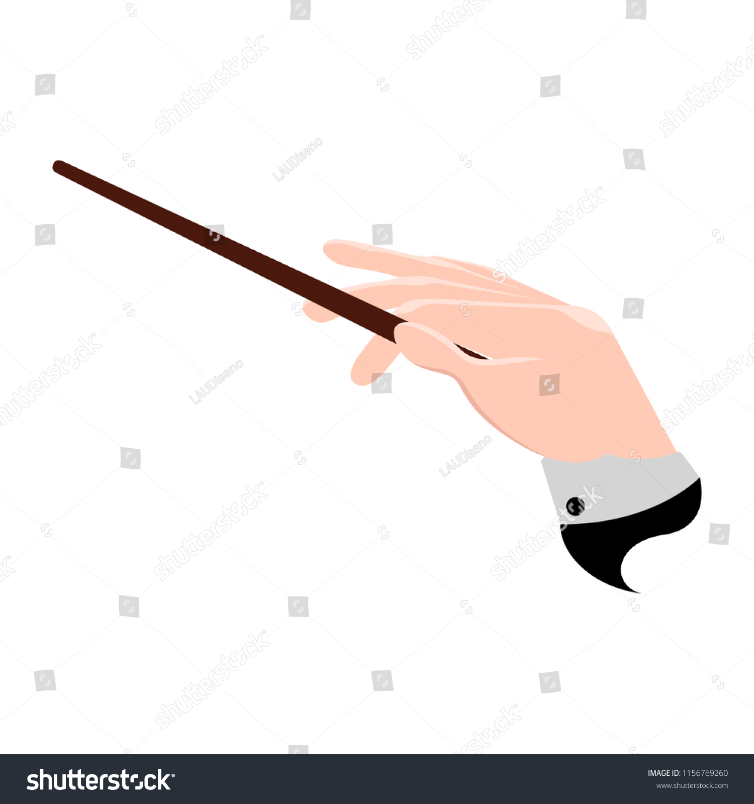 Conductor Hand Icon Stock Vector (Royalty Free) 1156769260 | Shutterstock