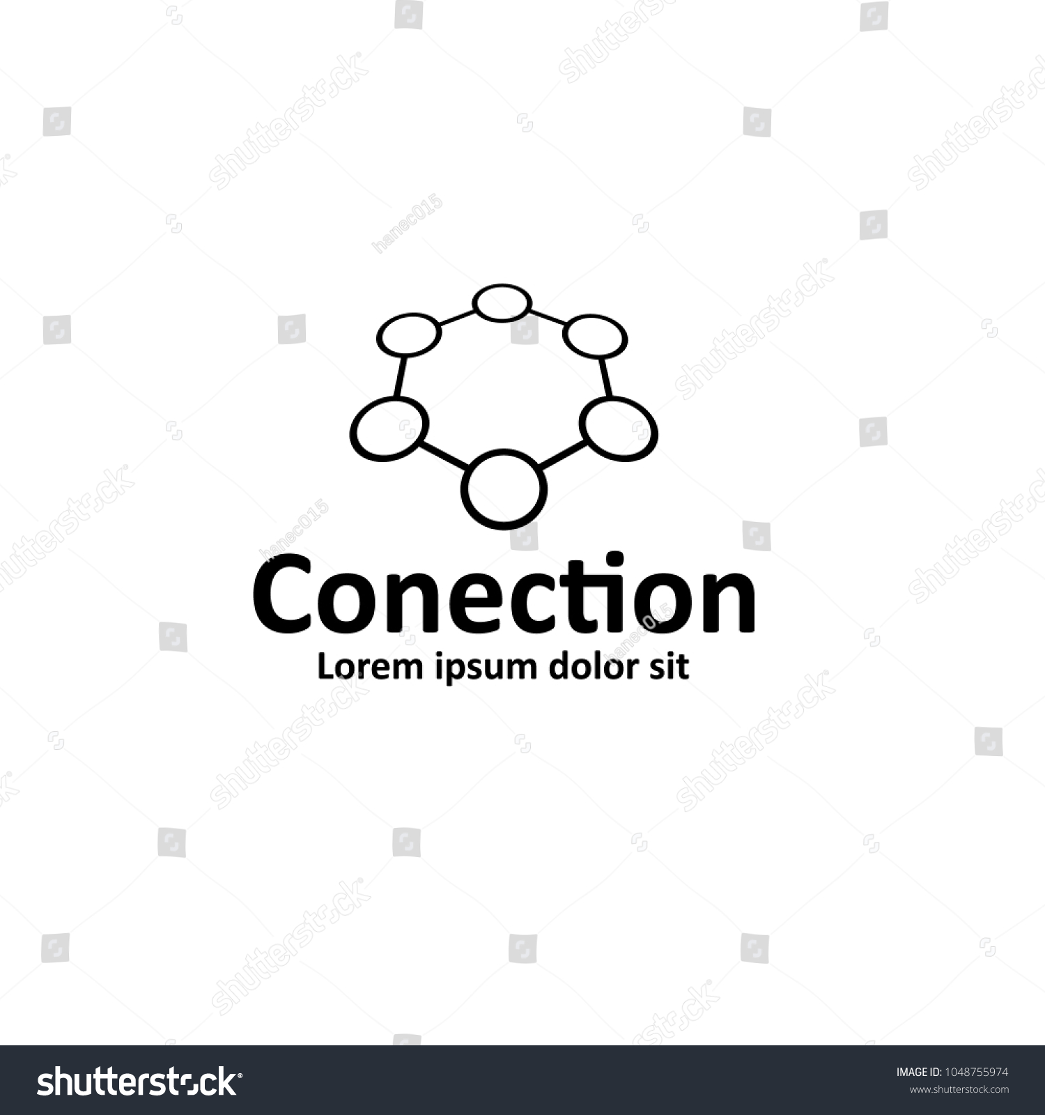 Conection Vector Icon Can Be Used Stock Vector (Royalty Free ...