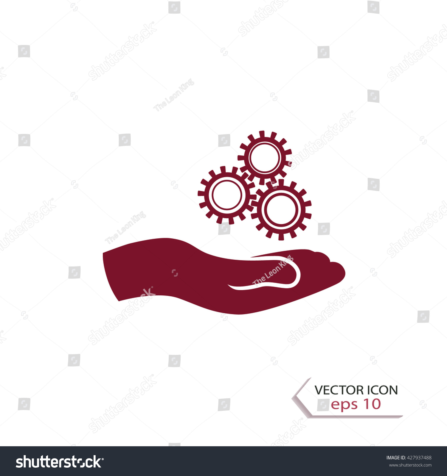 Configure Icon Vector Logo Stock Vector (Royalty Free) 427937488