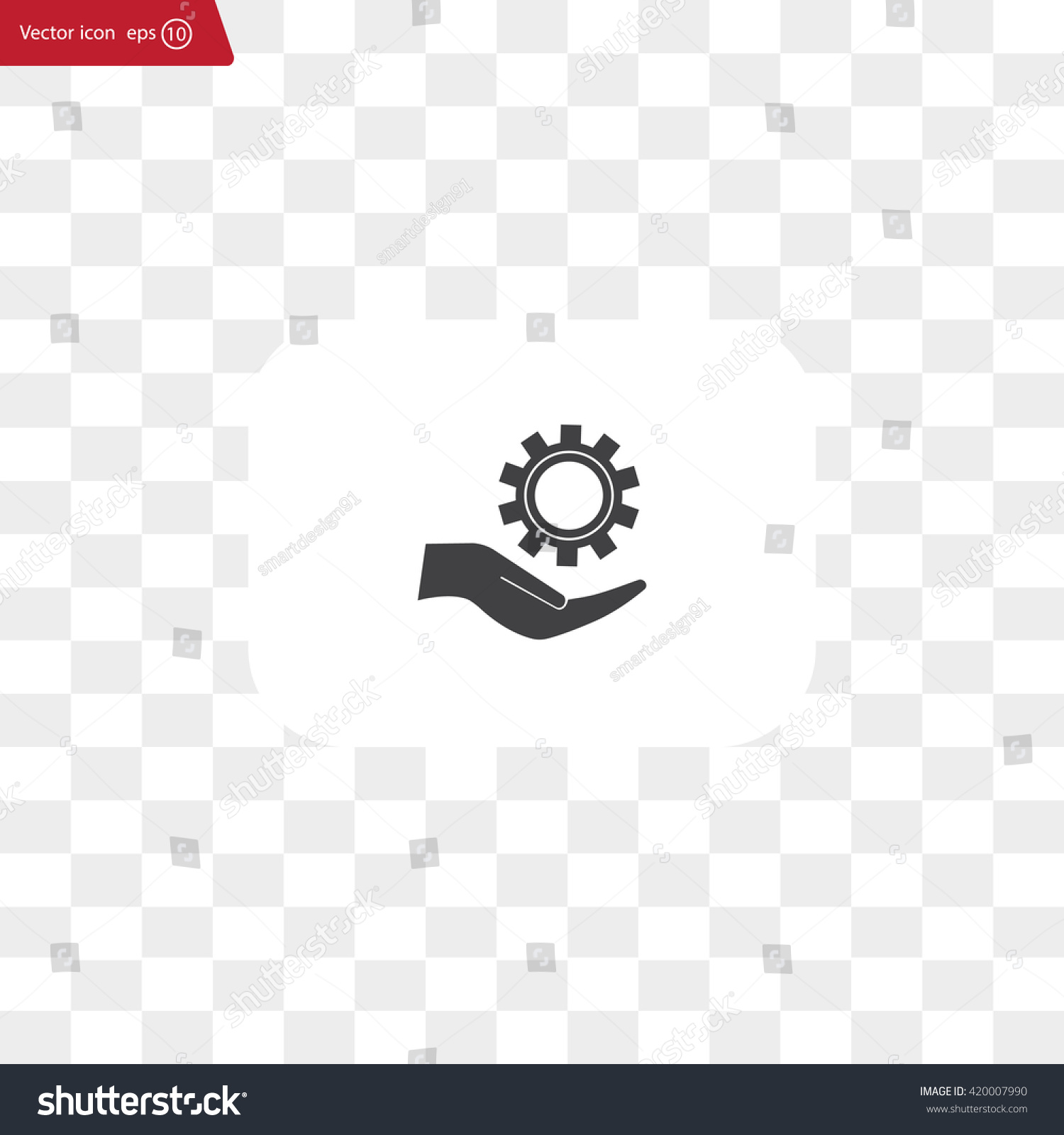 Configure Web Icon Vector Design Stock Vector (Royalty Free) 420007990