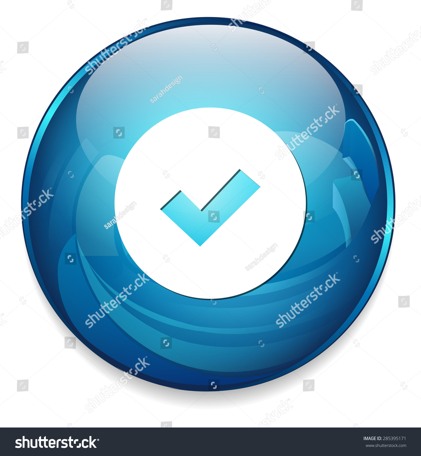 Confirm Icon Stock Vector (Royalty Free) 285395171 | Shutterstock