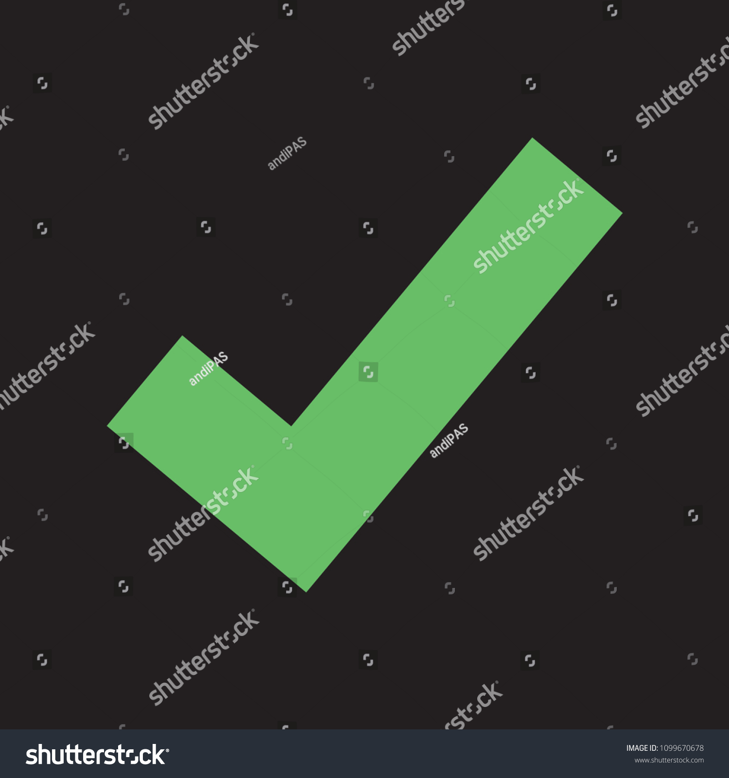 Confirm Icon Vector Stock Vector (Royalty Free) 1099670678 | Shutterstock