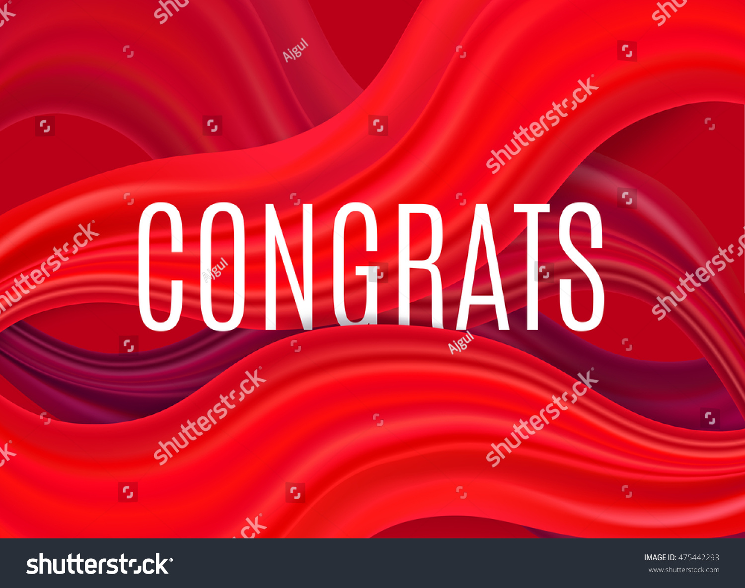 Congrats Congratulations Card Vector Design Stock Vector (Royalty Free ...