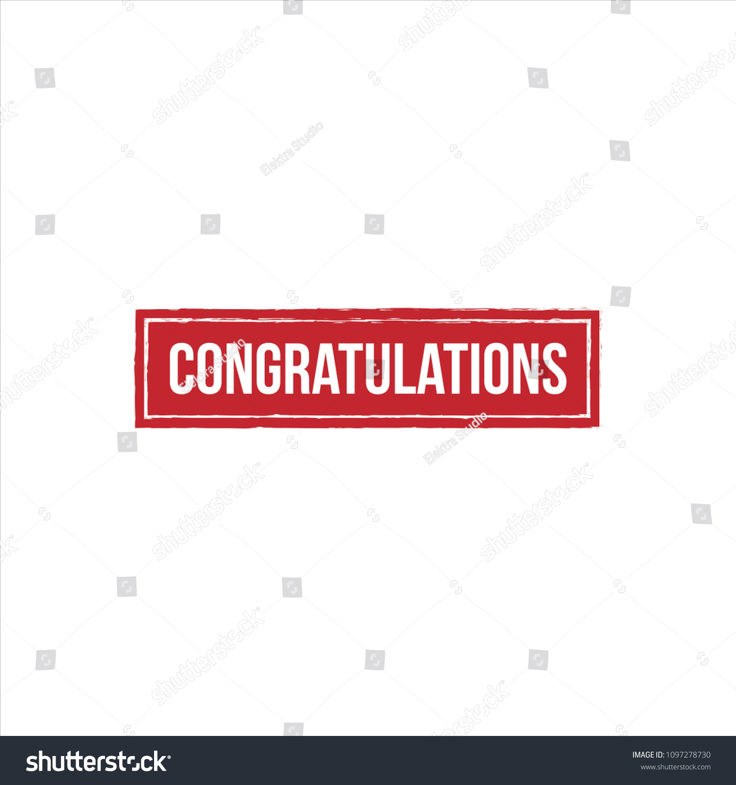 Congratulation Banner Business Icon Logo Stock Vector (Royalty Free ...