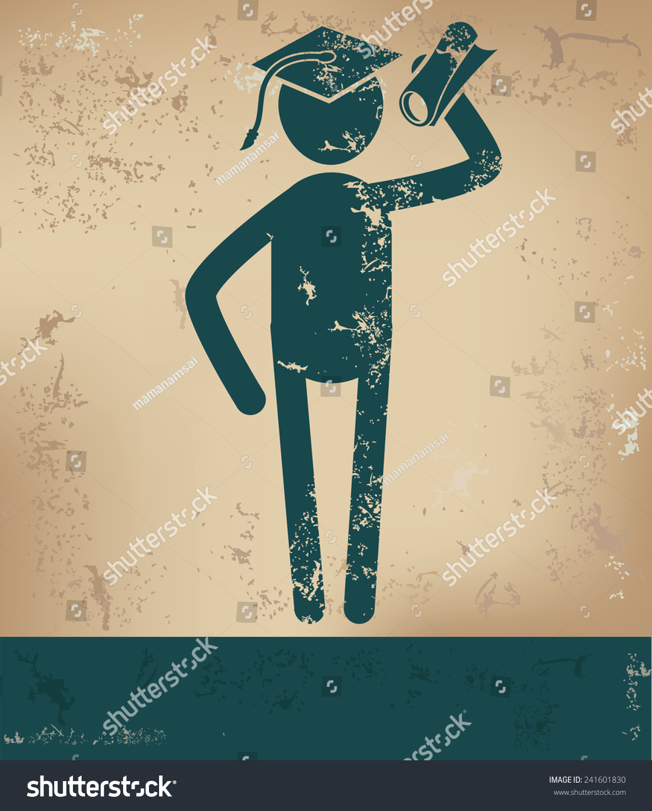 Congratulation Concepthuman Resource Design On Old Stock Vector ...