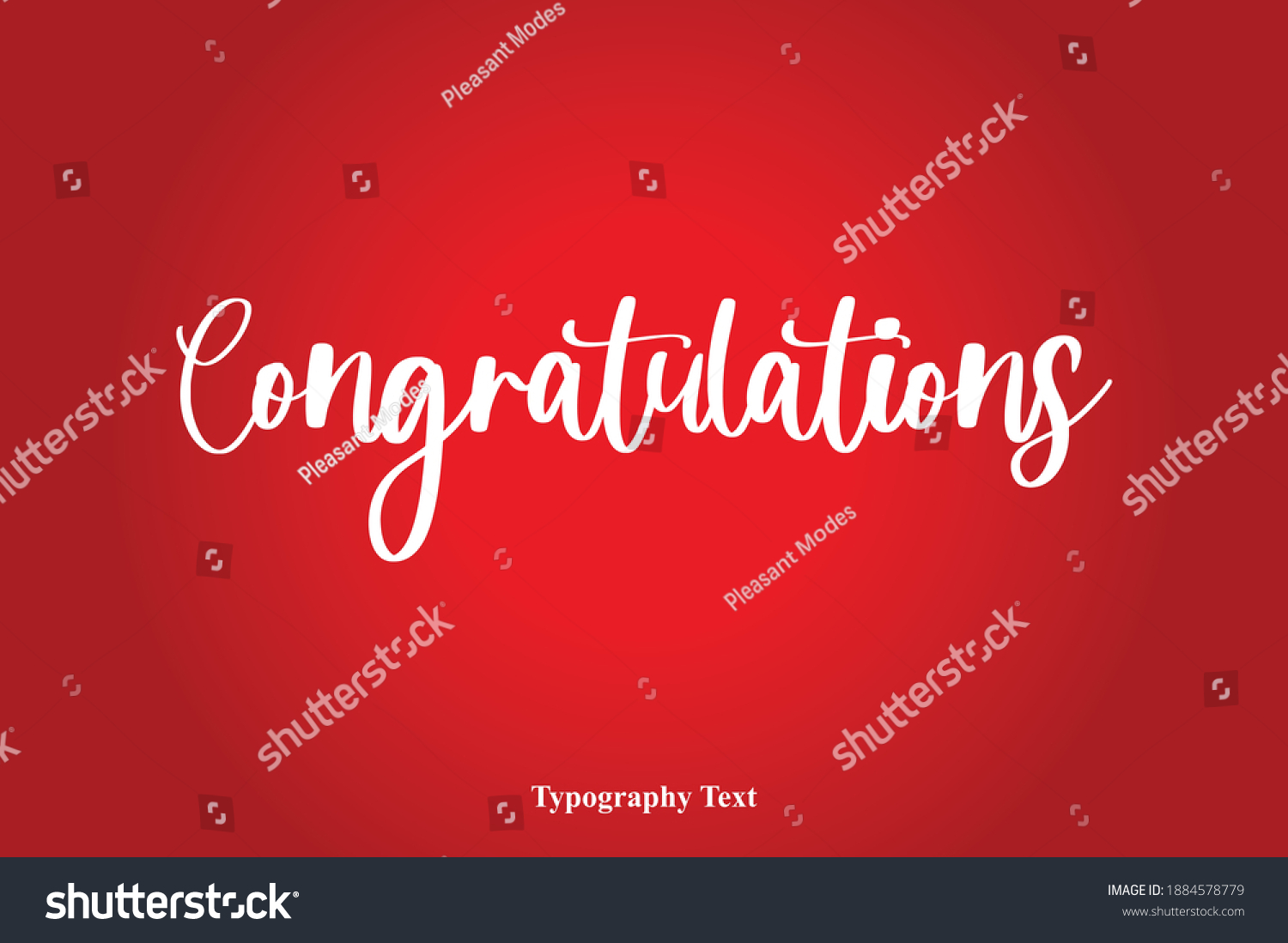 Congratulations Beautiful Cursive Calligraphic Vector Quote: เวกเตอร์ ...