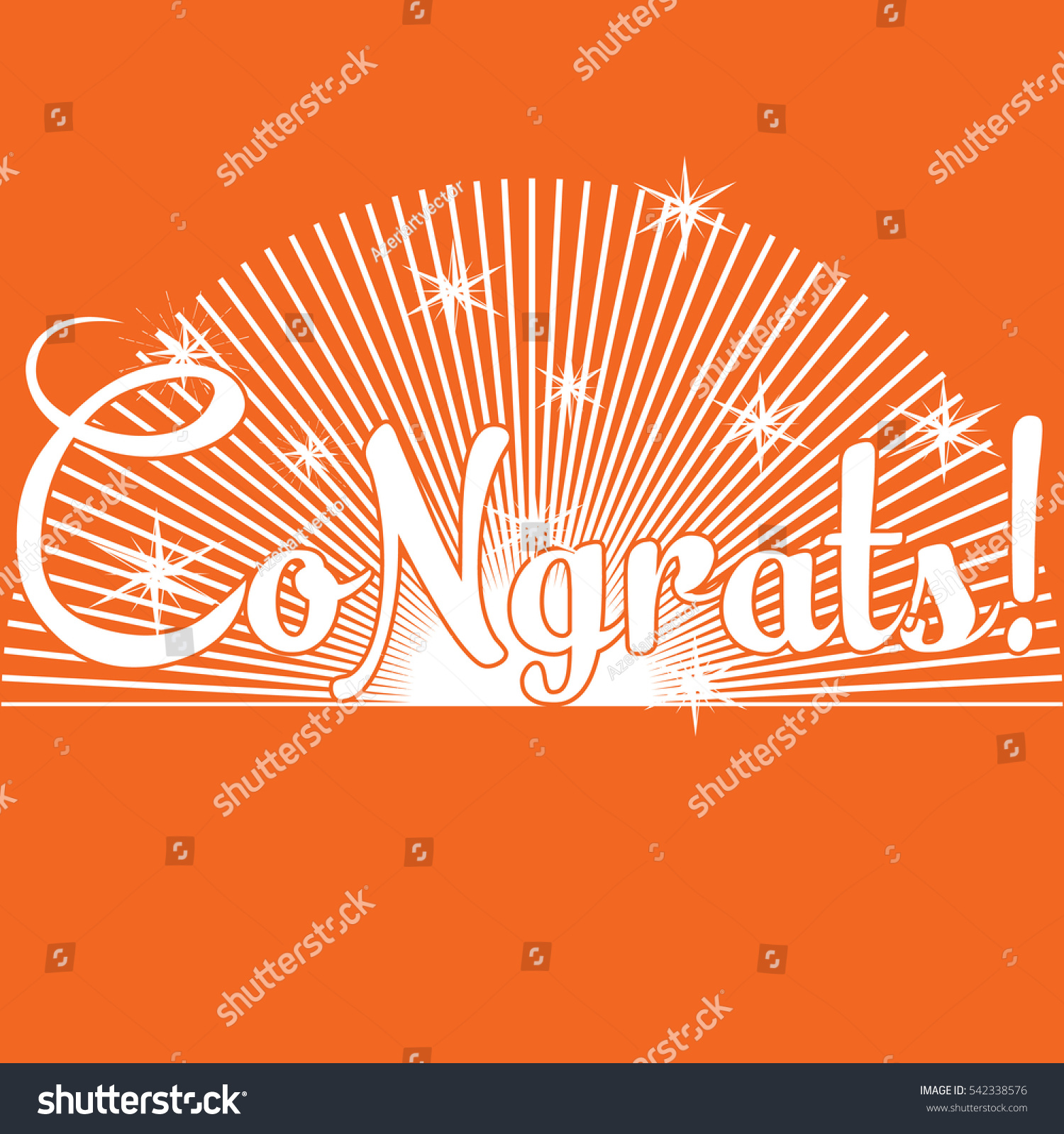 Congratulations Vector Card Stock Vector (Royalty Free) 542338576 ...