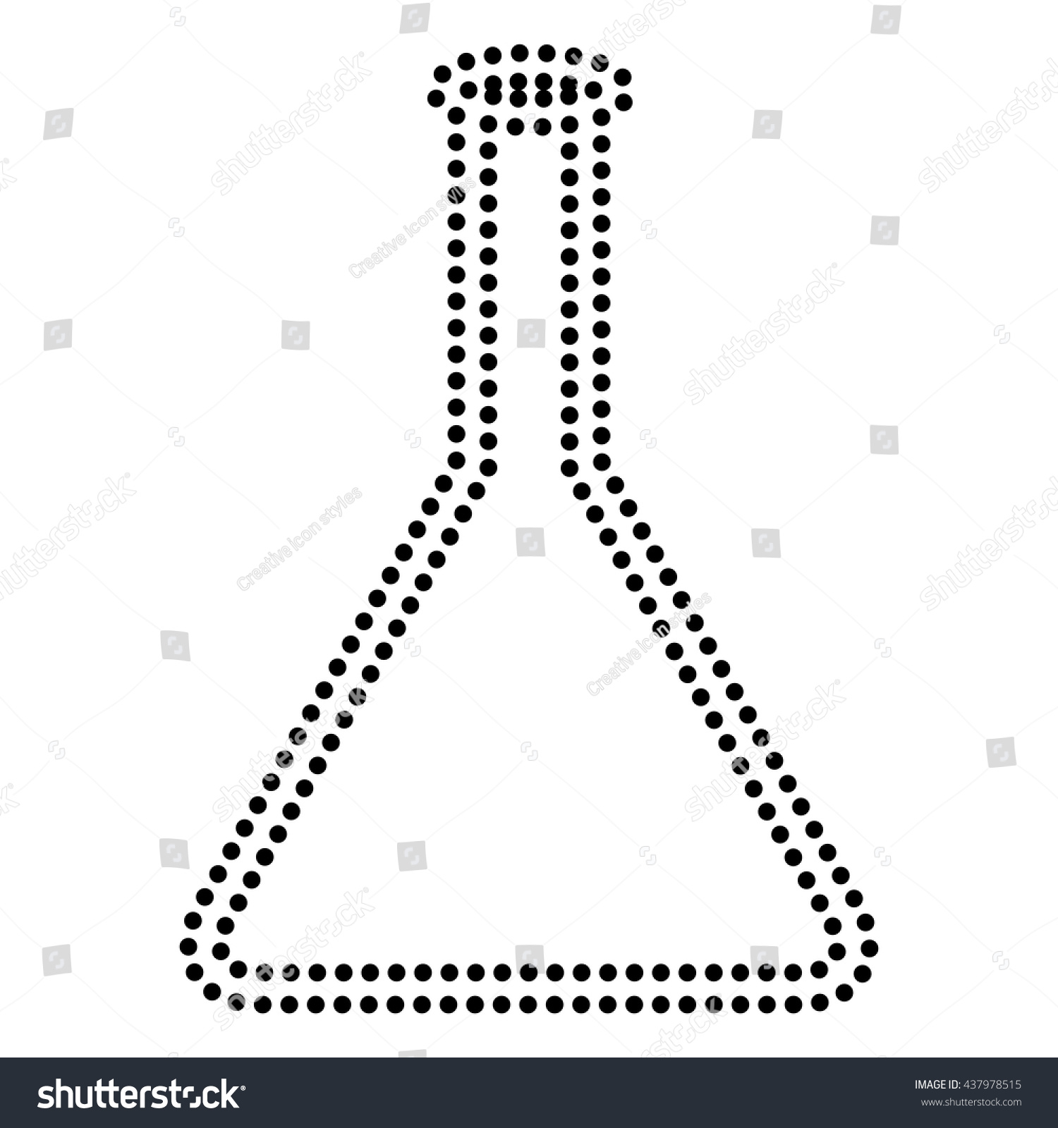 Conical Flask Sign Stock Vector (Royalty Free) 437978515 | Shutterstock